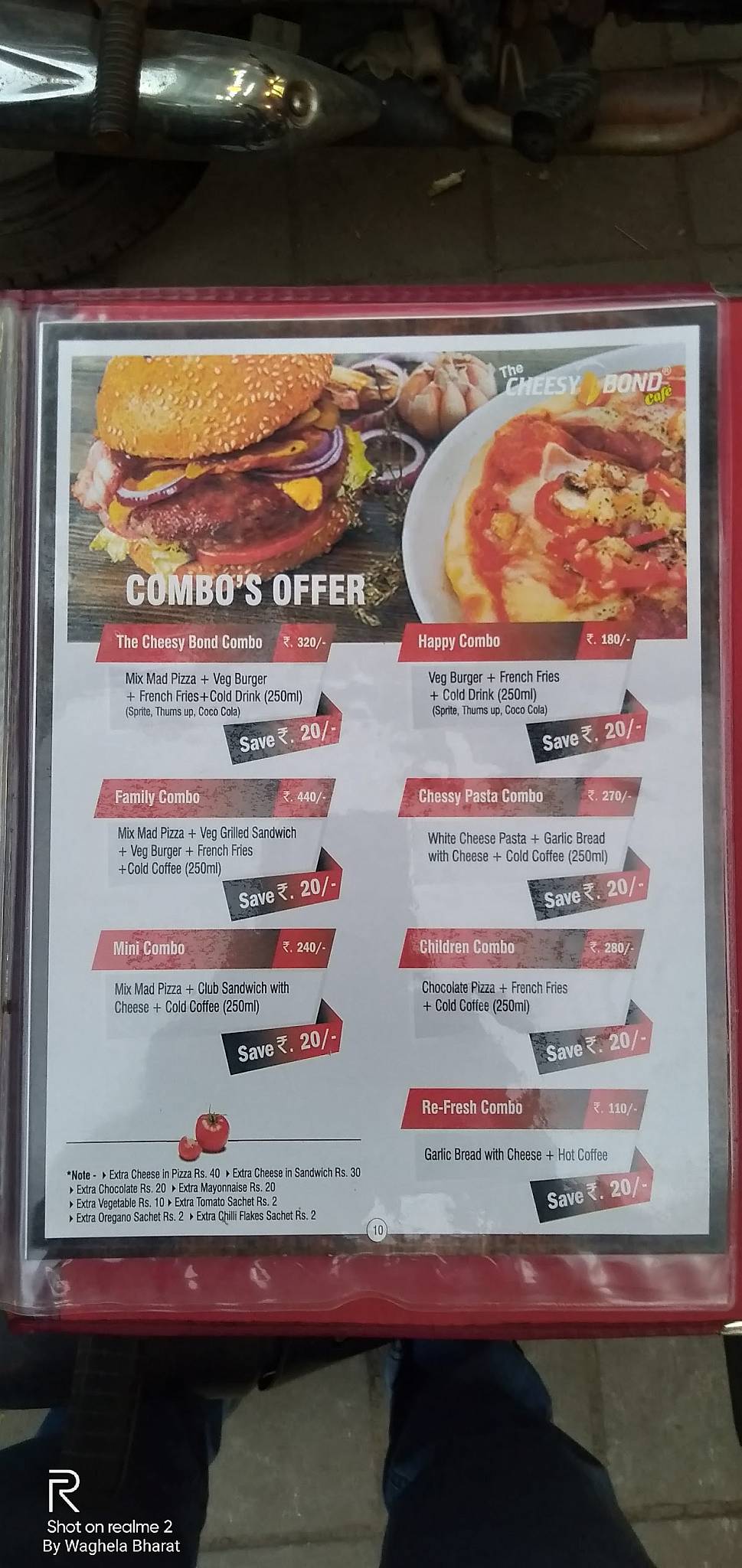 Menu at The Cheesy Bond Cafe, Pune