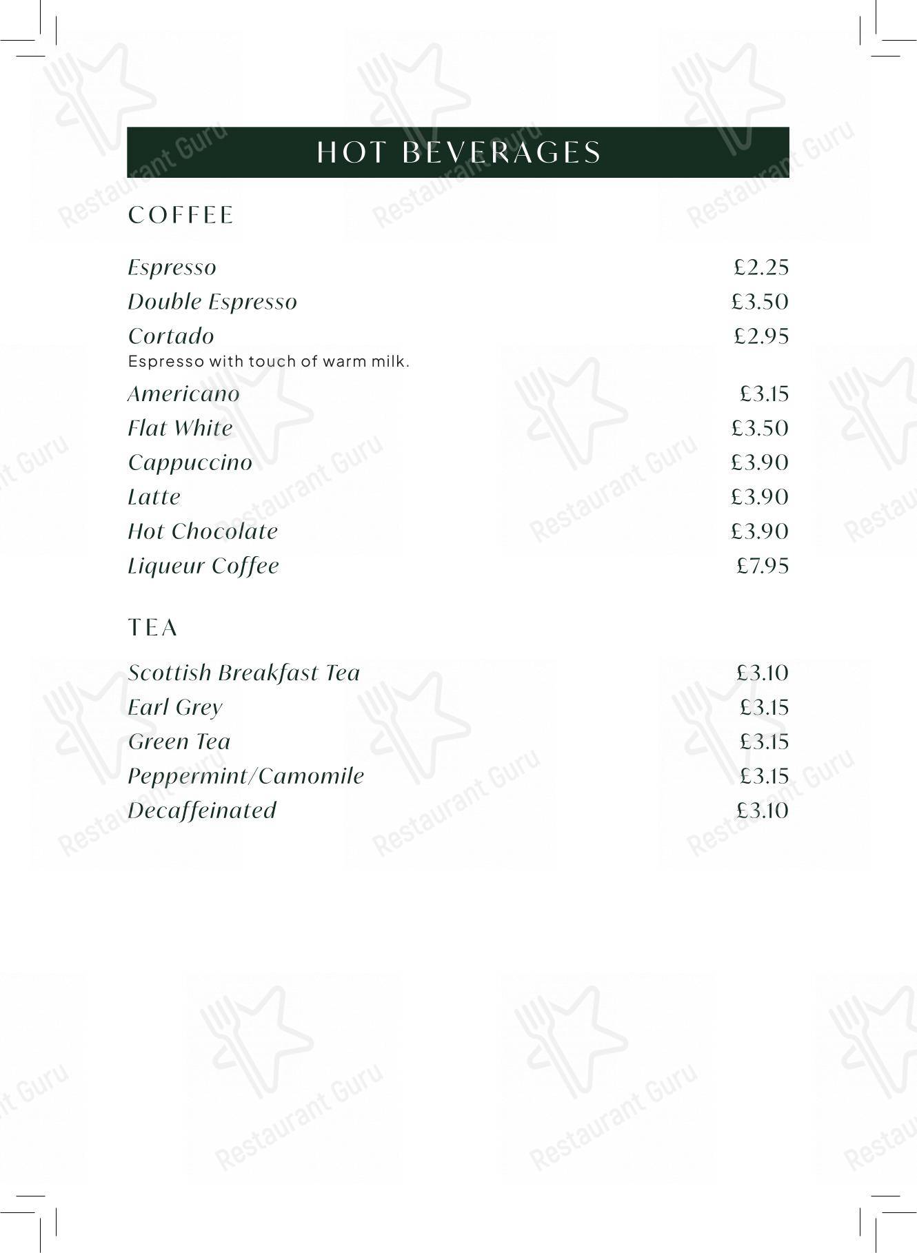 Menu at The Coronation Restaurant, Gorebridge