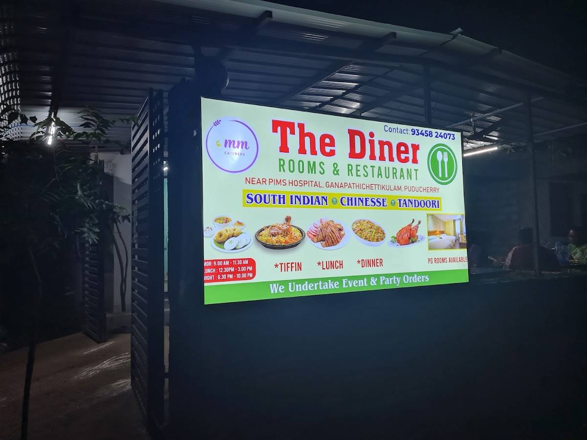 Menu at The Diner - Caterer, Kalapet