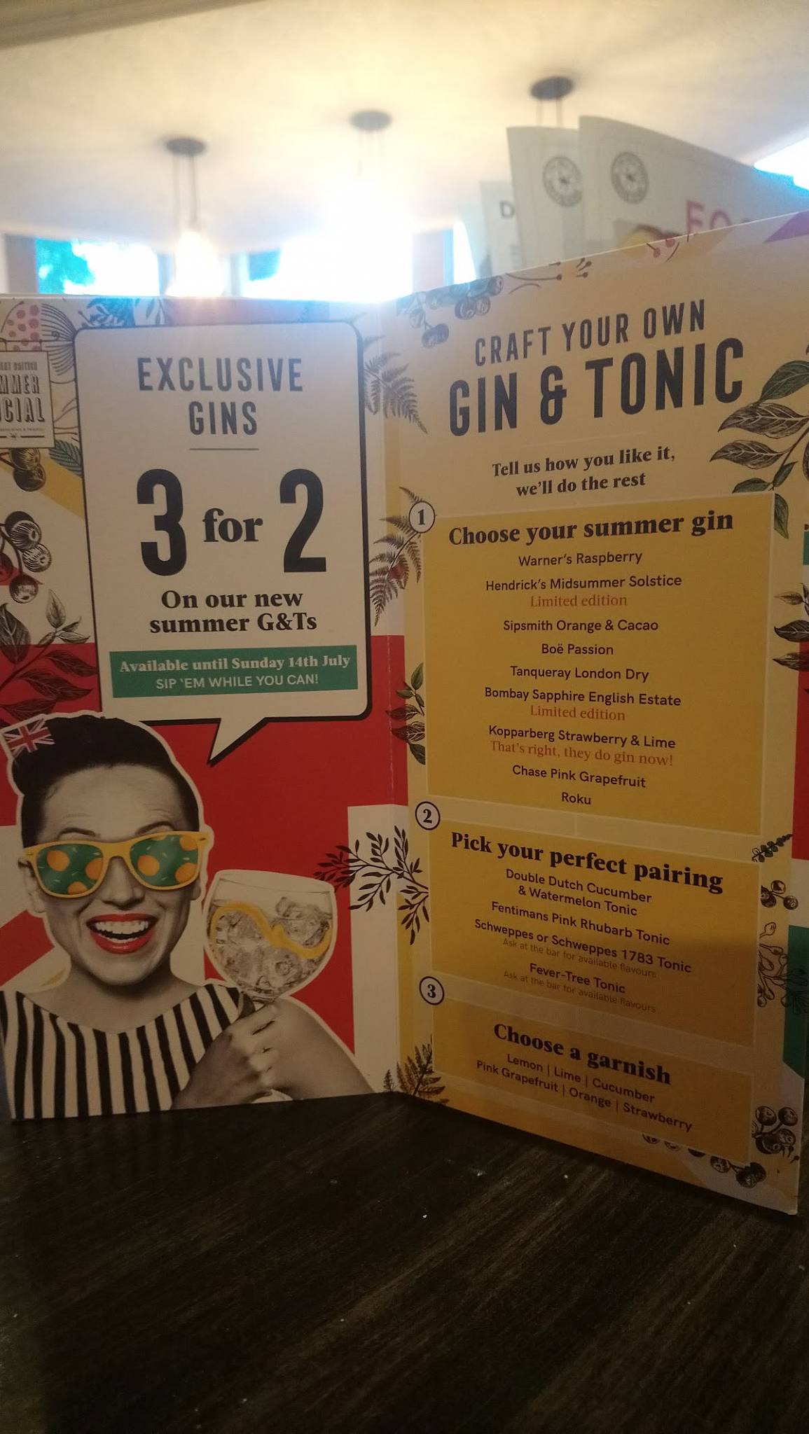 Menu at The Dunes pub & bar, Blackpool
