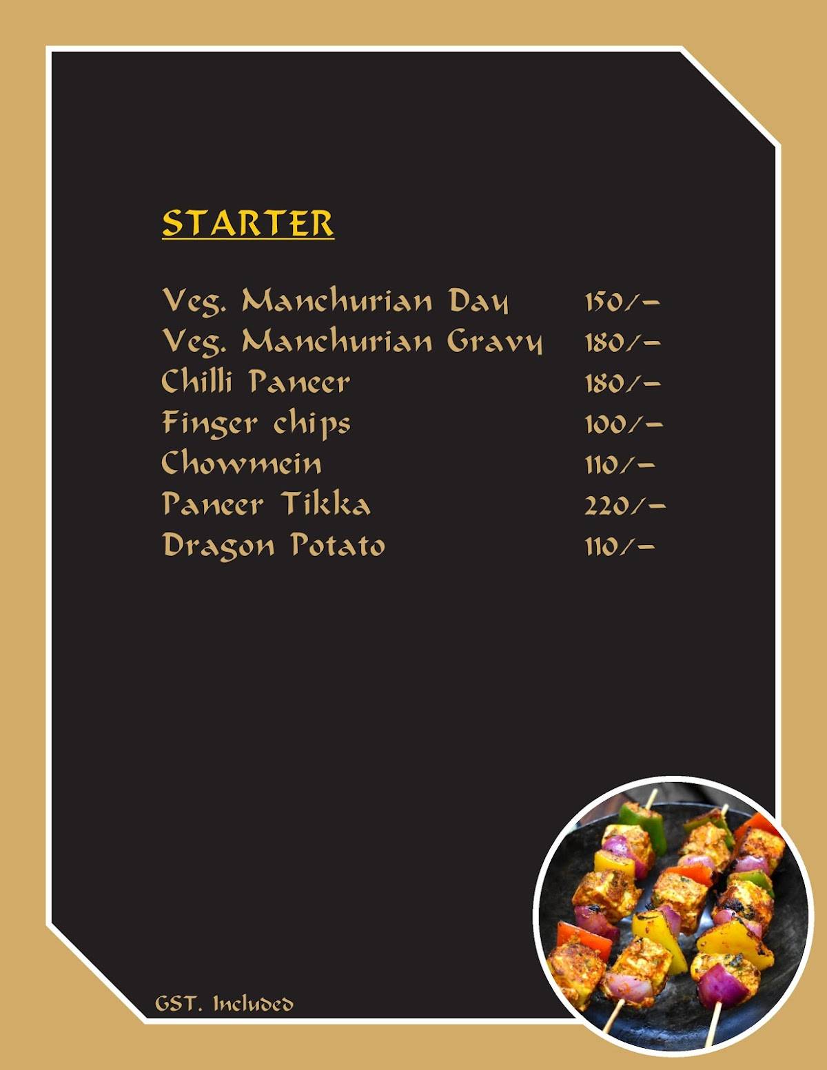 Menu at The Empire Best Non Veg Restaurant in Jodhpur, Jodhpur