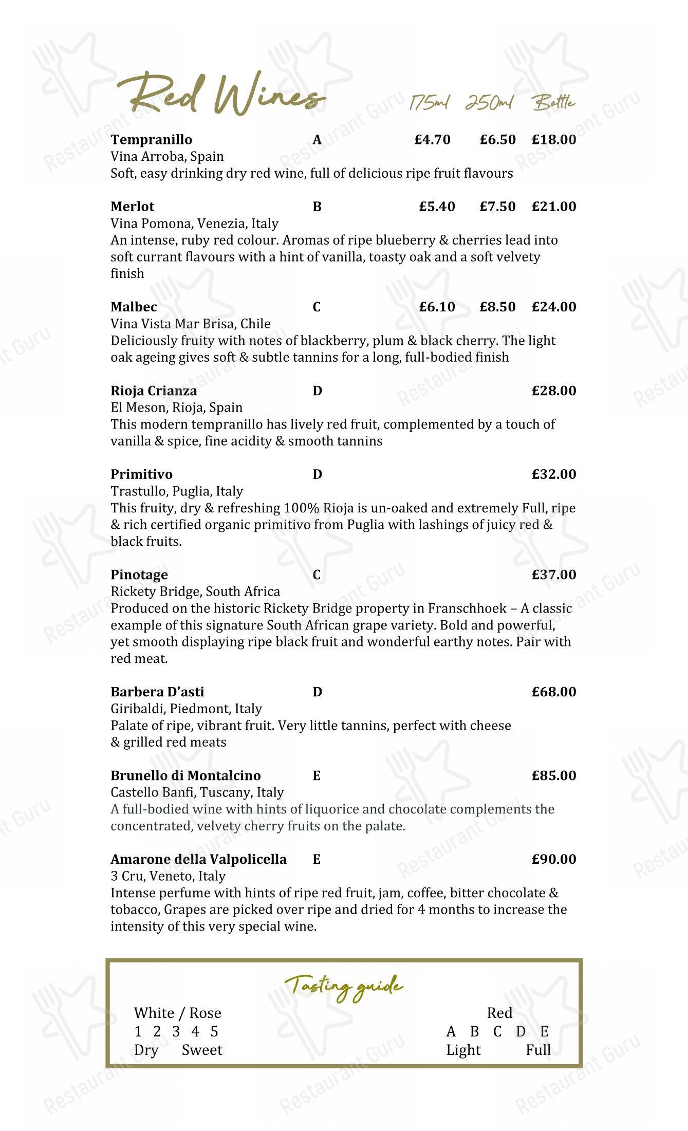 Menu at The Fox at Roby Mill pub & bar, Skelmersdale