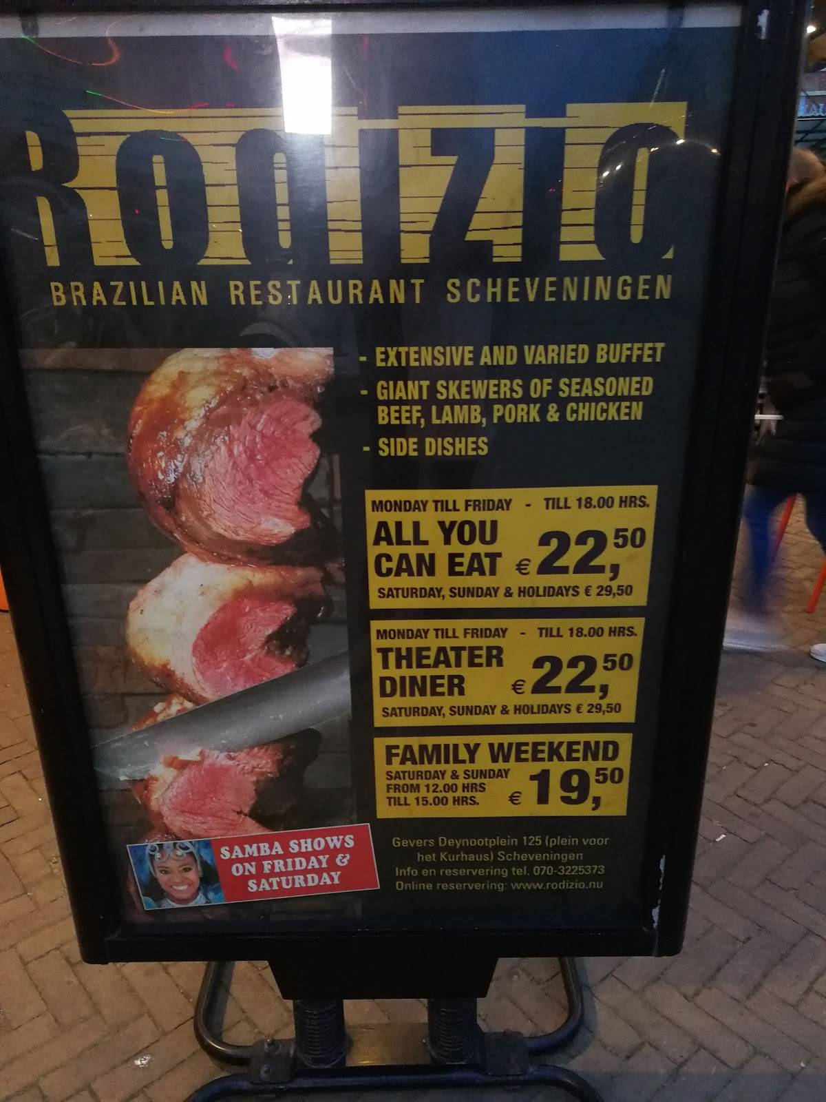Speisekarte von Rodizio Brazilian Grill Scheveningen, Den Haag