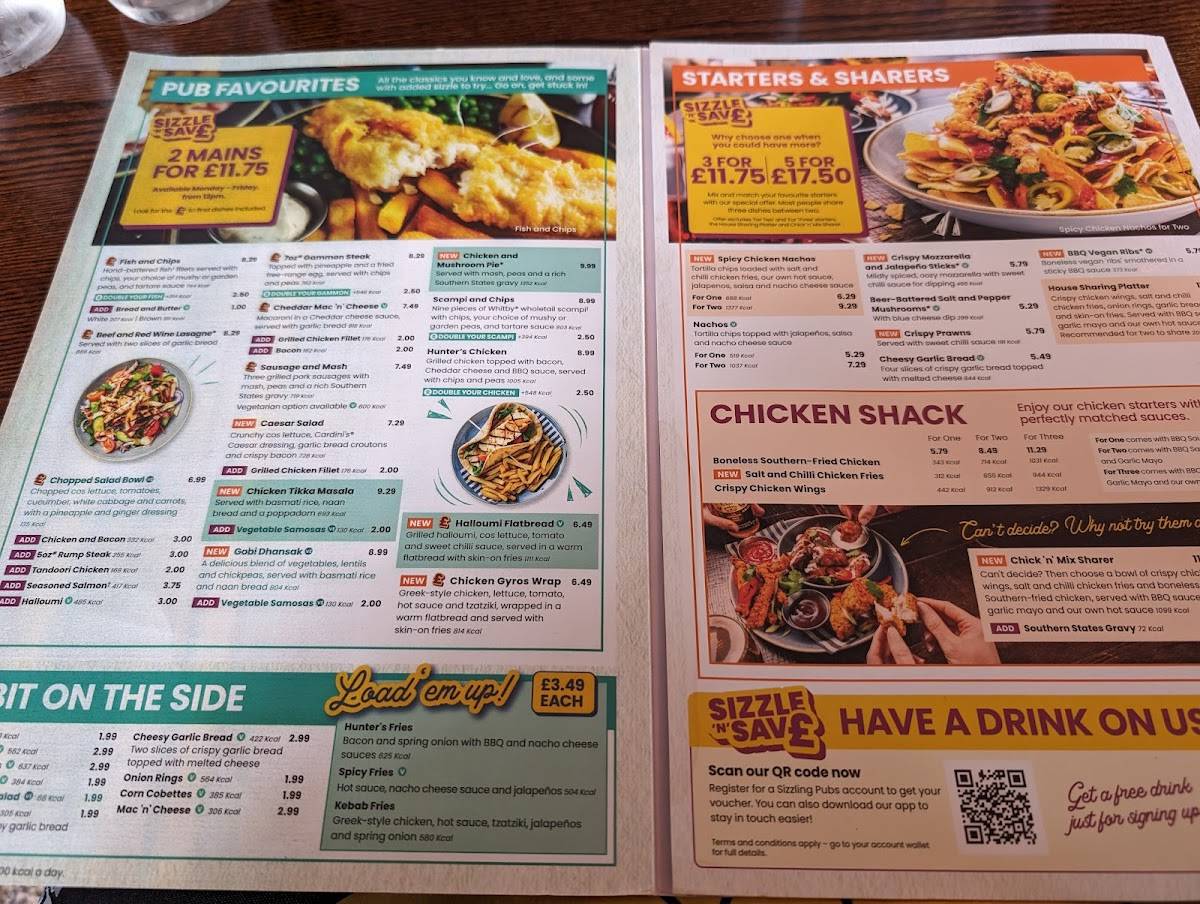 Menu at The Hop Pole Hotel pub & bar, Hull