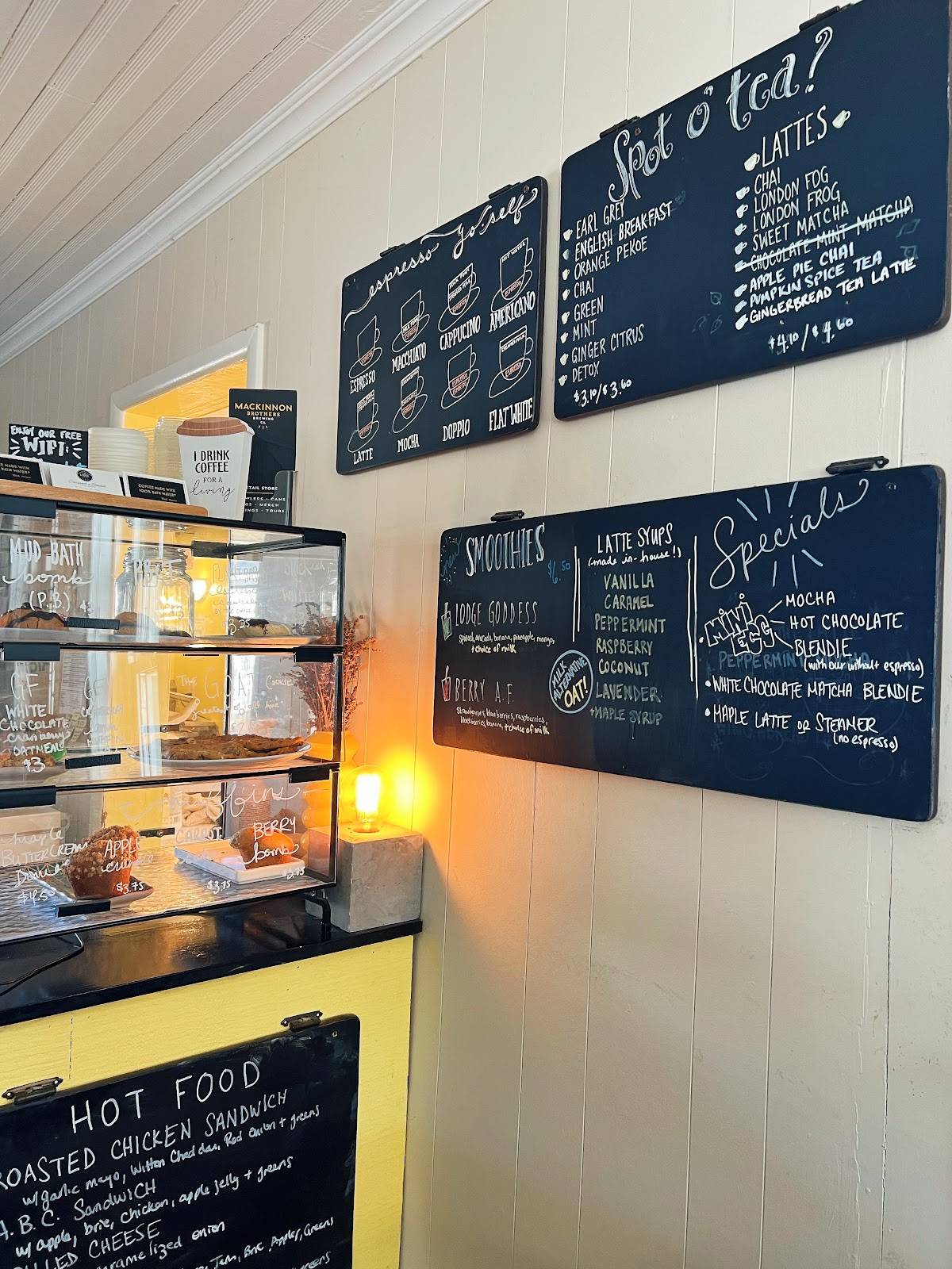 Menu at The Lodge Coffee House, Bath