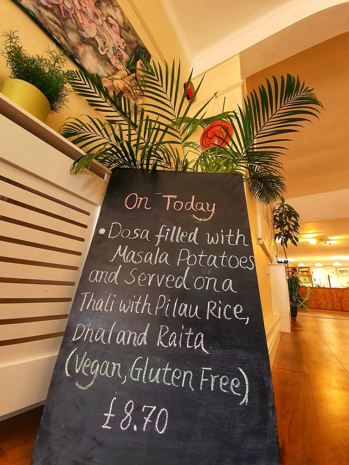 Menu at The Magic Café cafe, Oxford