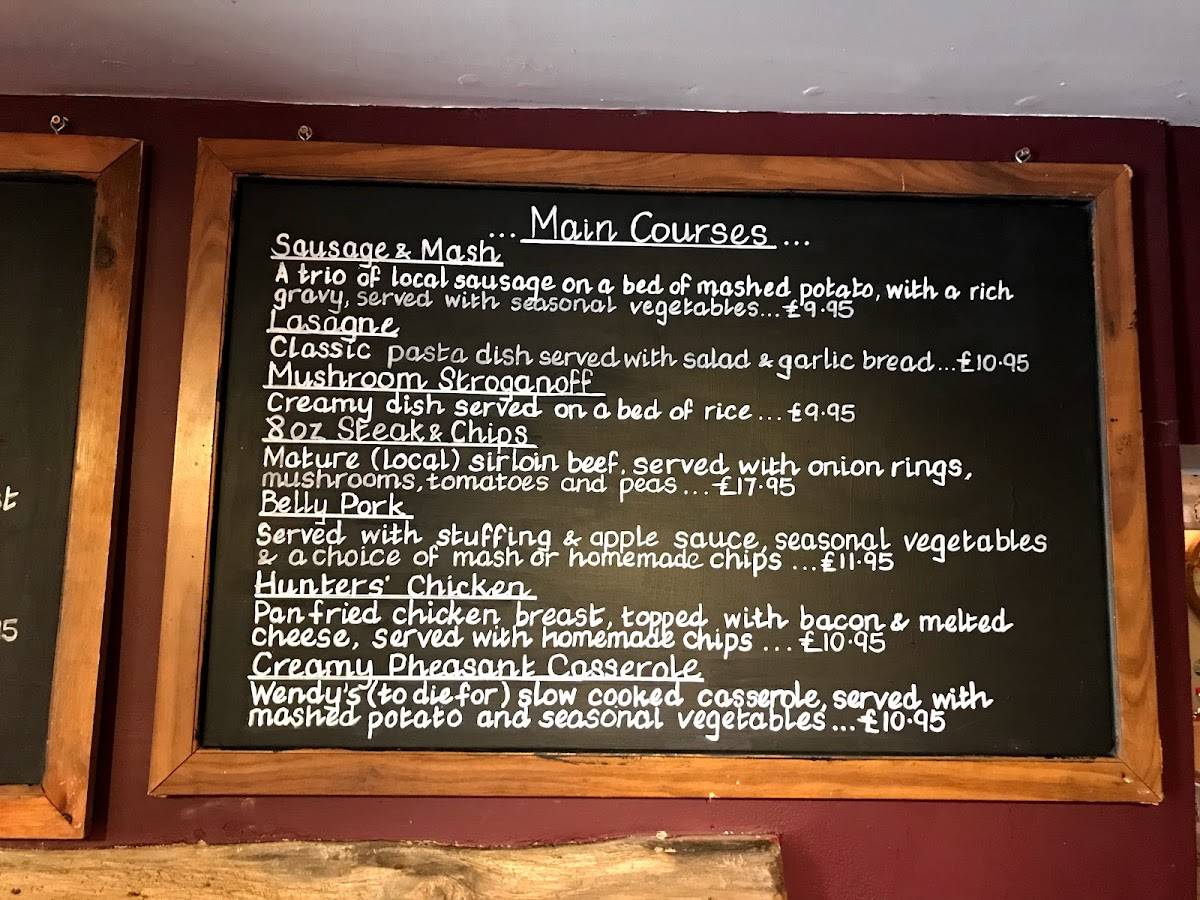 Menu at The Middleton Arms pub & bar, Pickering