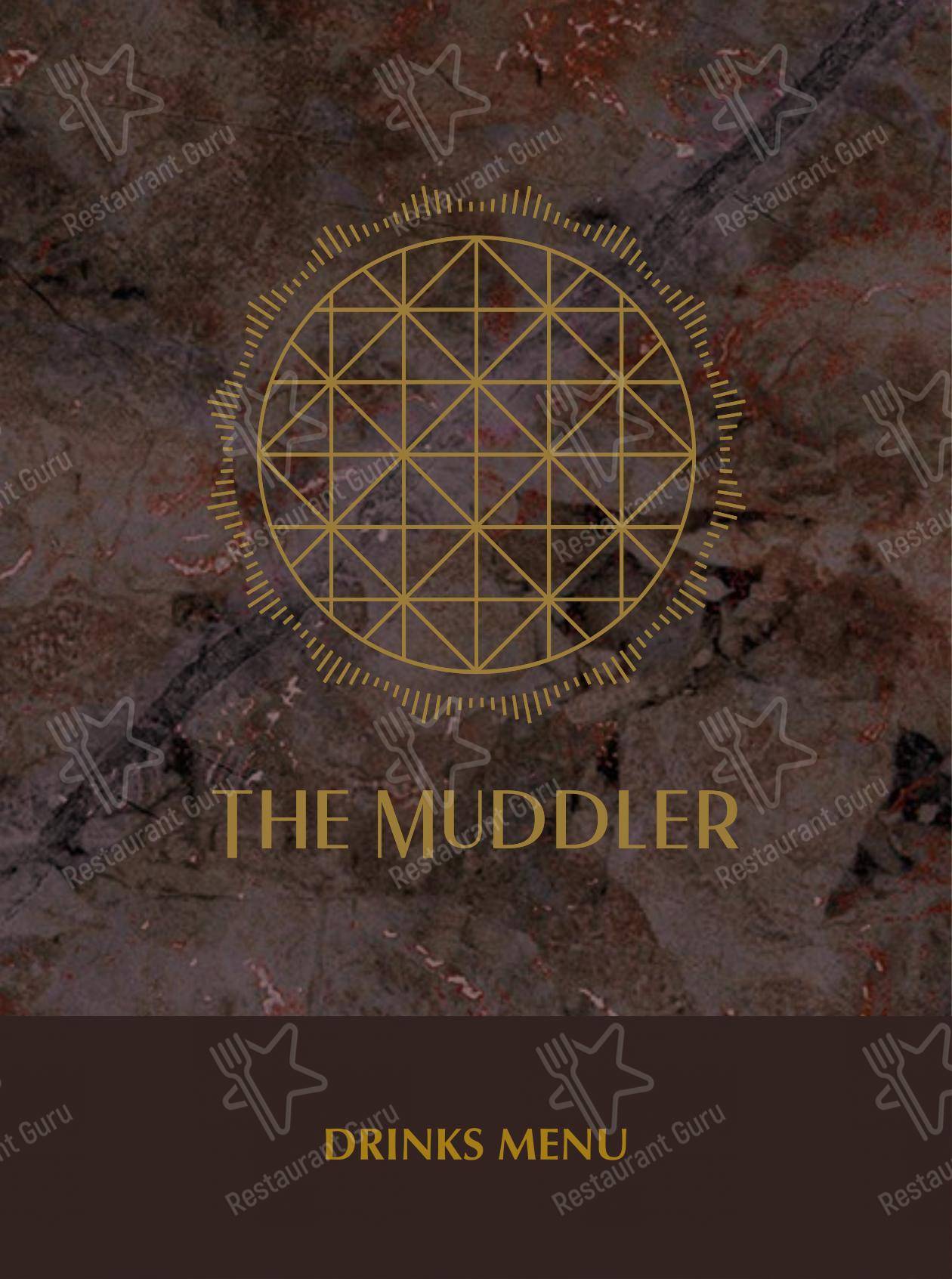 Menu at The Muddler restaurant, Newcastle upon Tyne