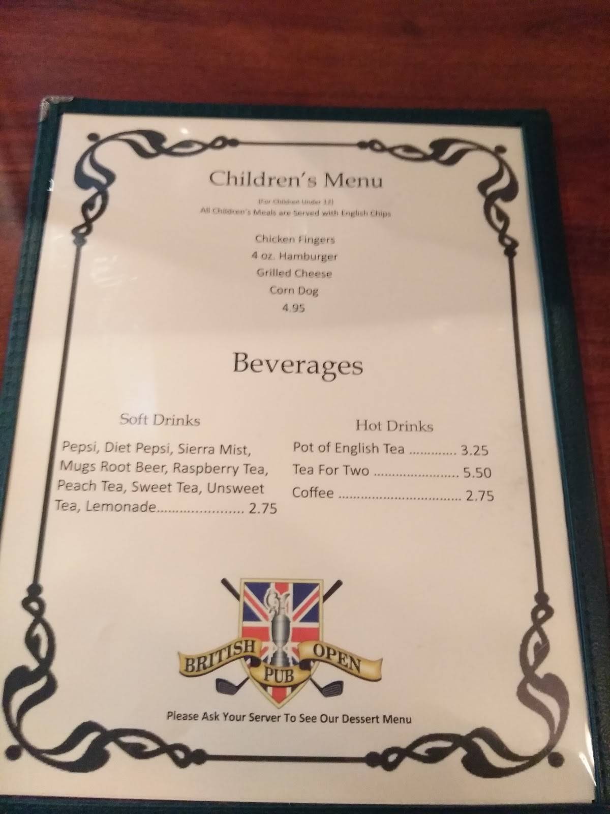 Menu at The Other Side Bistro restaurant, Bonita Springs