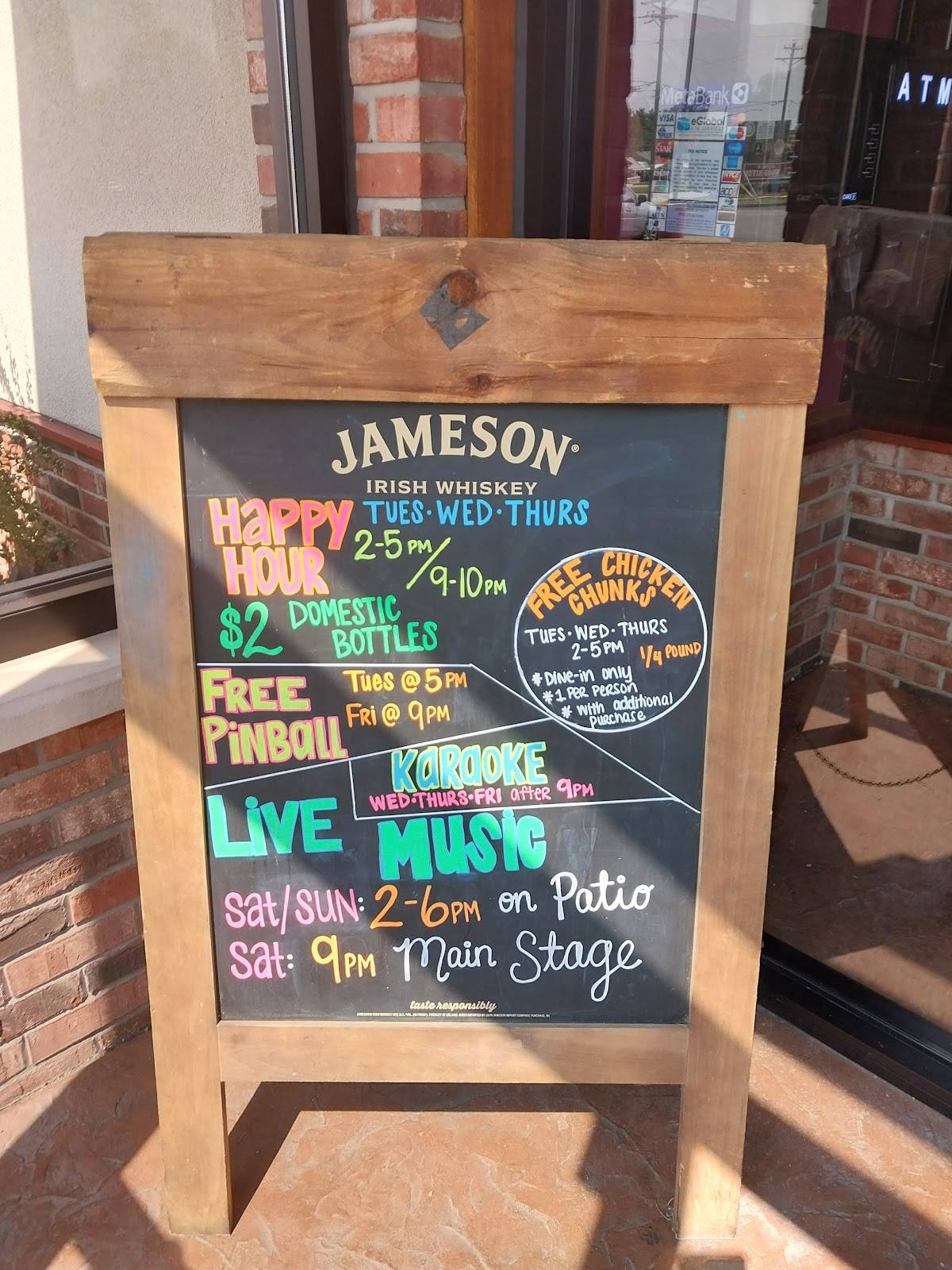 Menu at The Pump House Bar & Grill, Wood River
