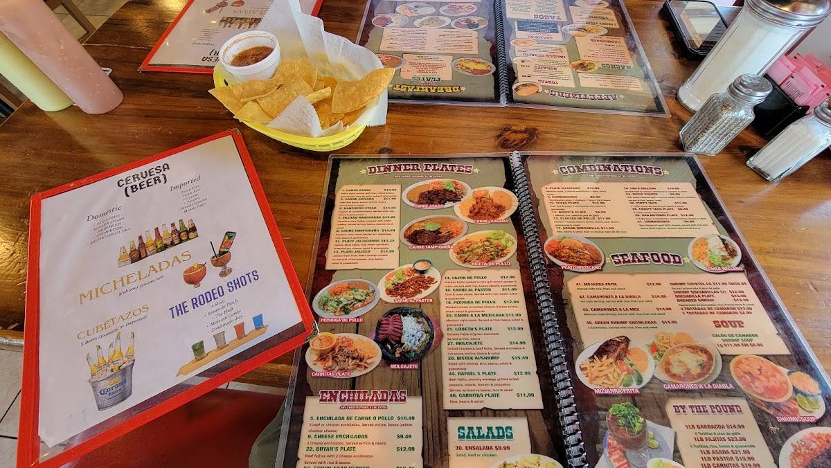 Menu at The Rodeo Bar And Grill, Leon Valley, Bandera Rd