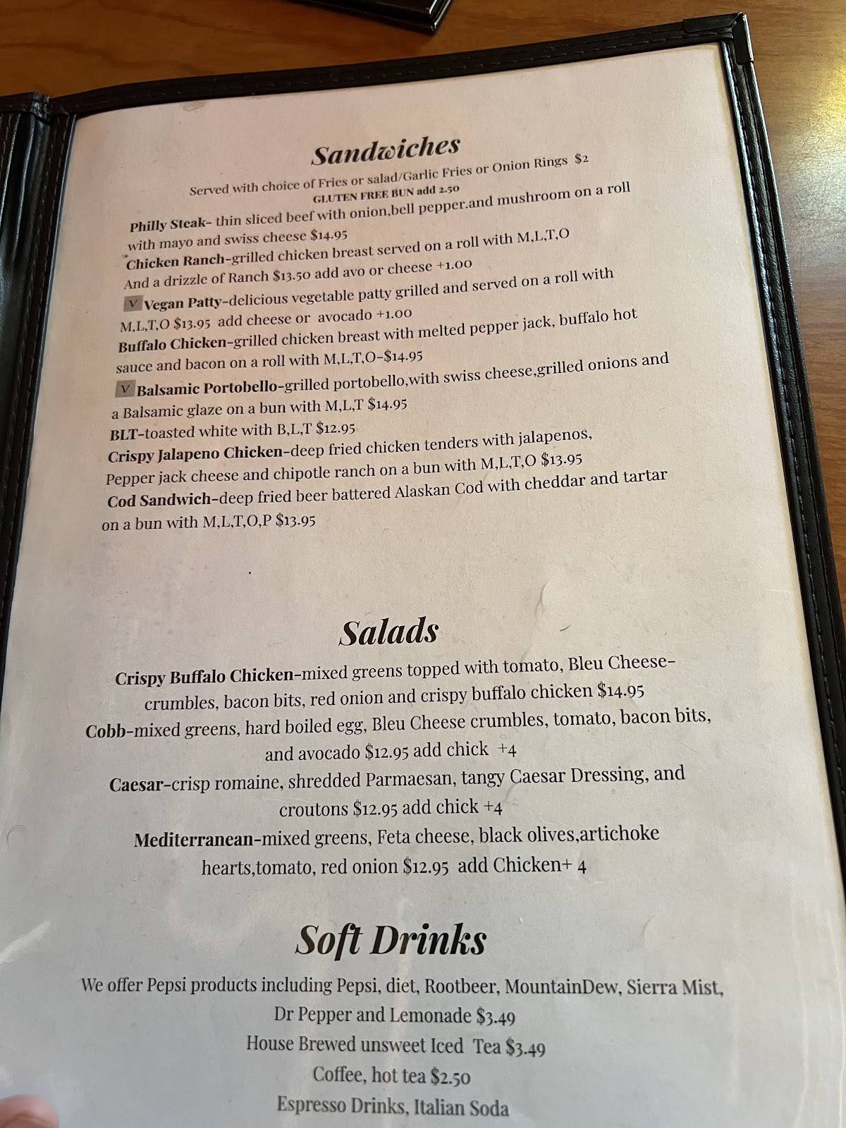 Menu at The Rusty Moose Tavern & Grill pub & bar, Bonners Ferry, Main St