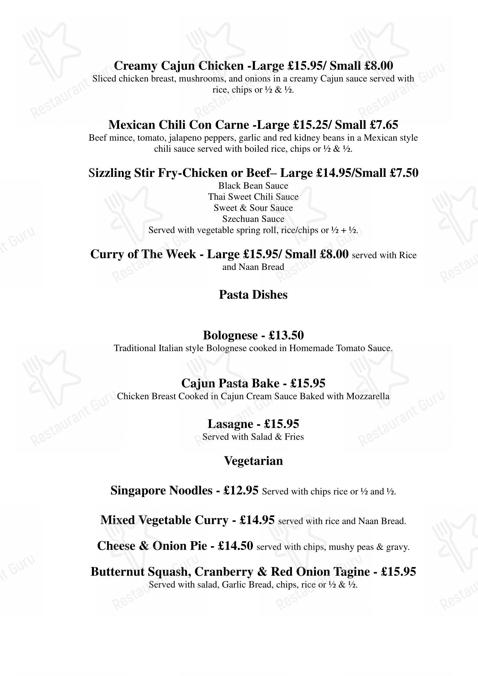 Menu at The Ship, Roose pub & bar, Barrow-in-Furness, Yarlside Rd