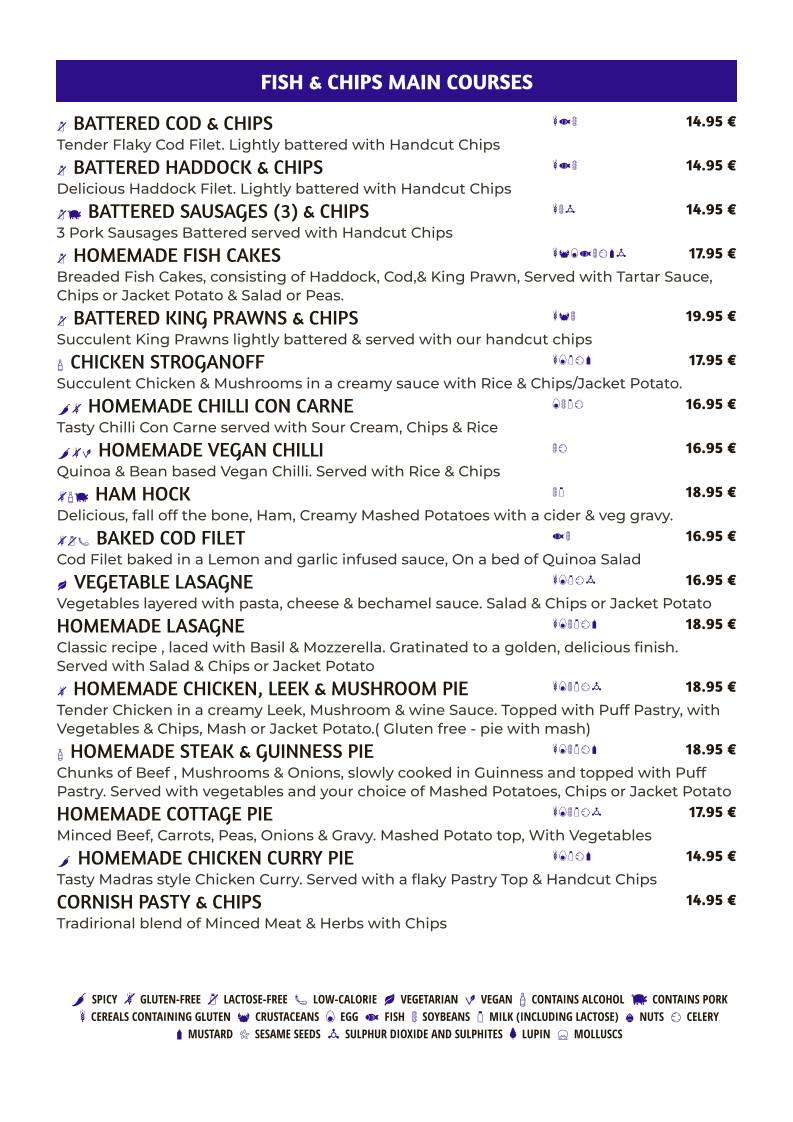 Menu at The Ship Sports Bar & Eatery Portals, Portals Nous