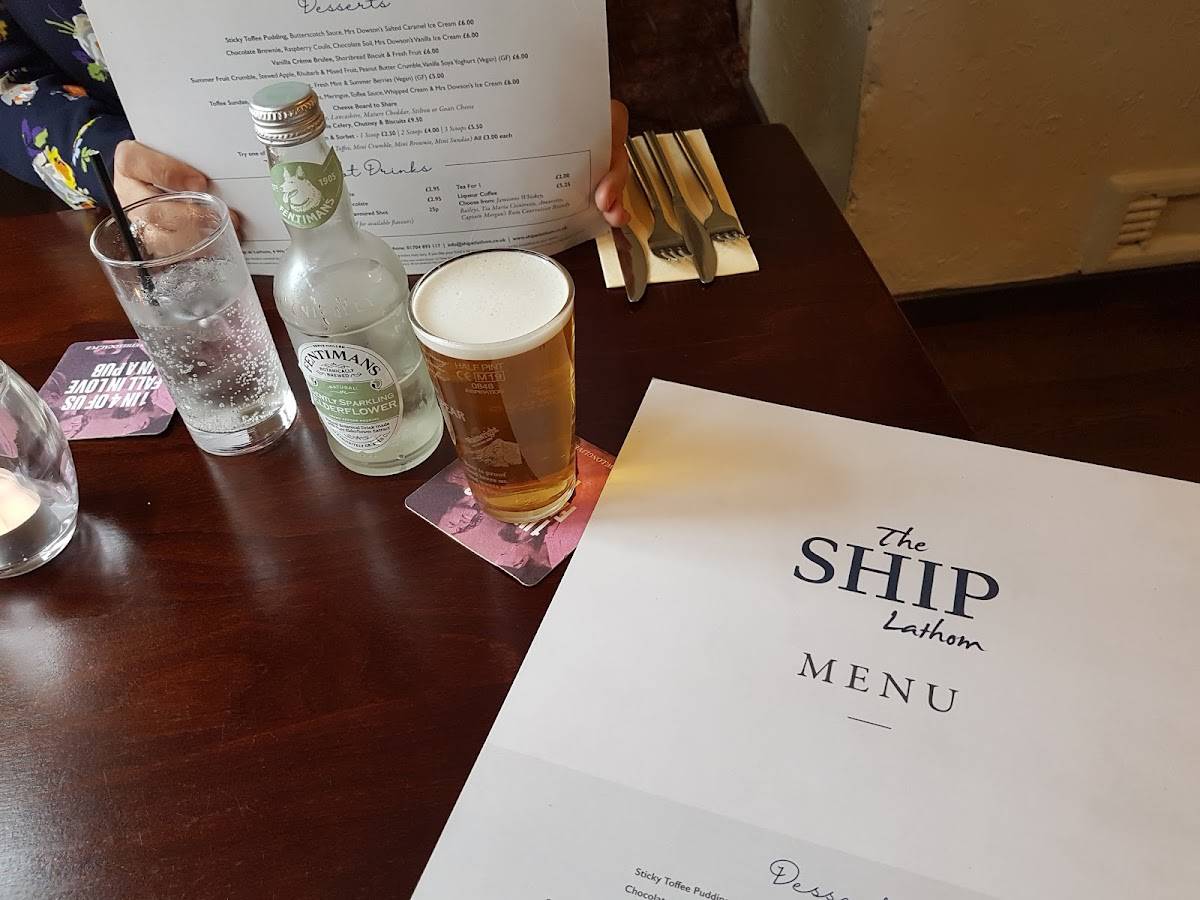 Menu at The Ship at Lathom pub & bar, Ormskirk