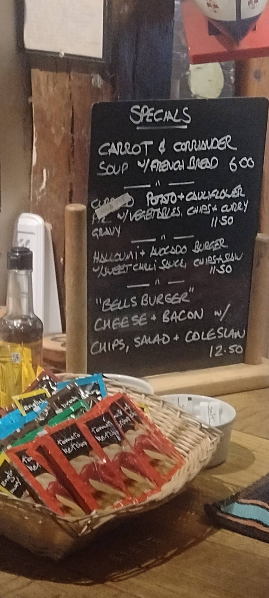 Menu at The Six Bells Chiddingly pub & bar, Chiddingly