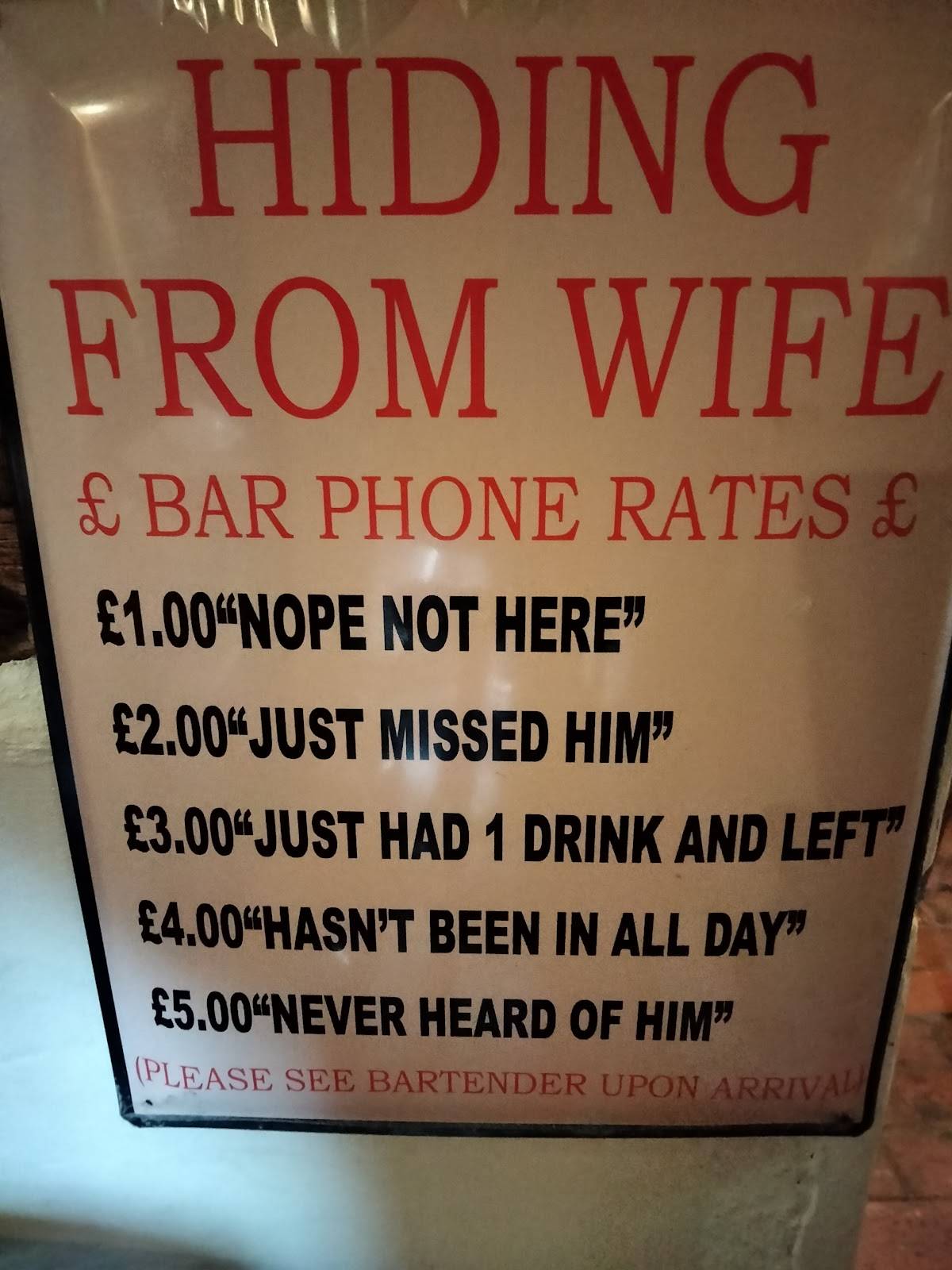 Menu at The Six Bells Chiddingly pub & bar, Chiddingly