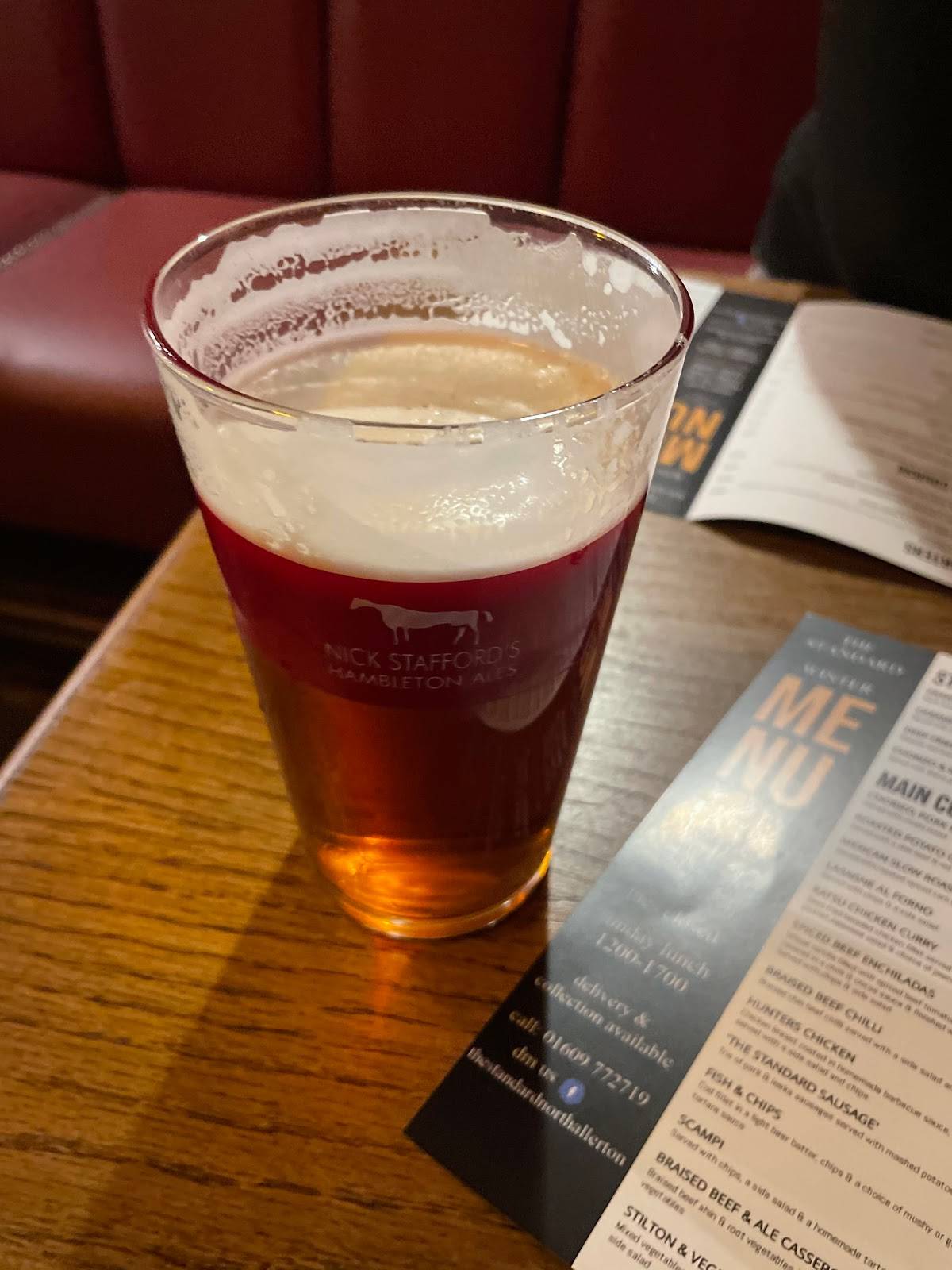 Menu at The Standard pub & bar, Northallerton