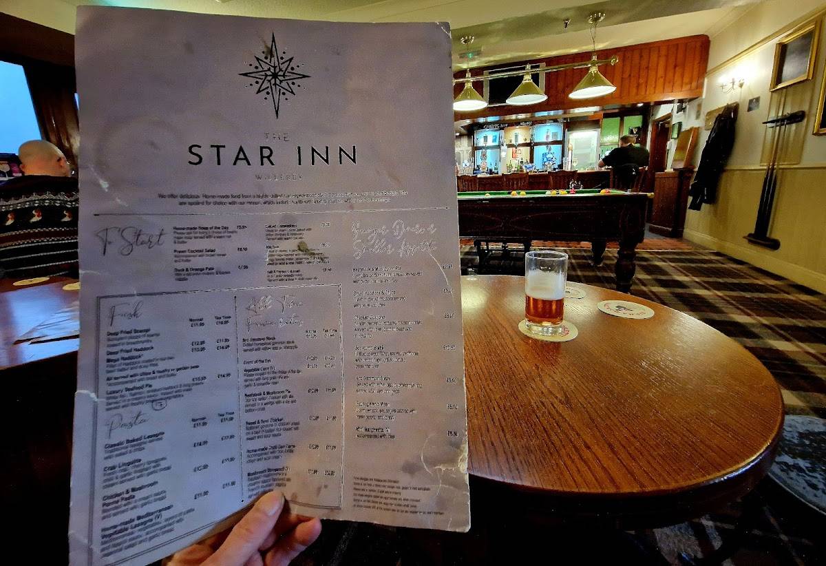 Menu at The Star Inn pub & bar, Willerby