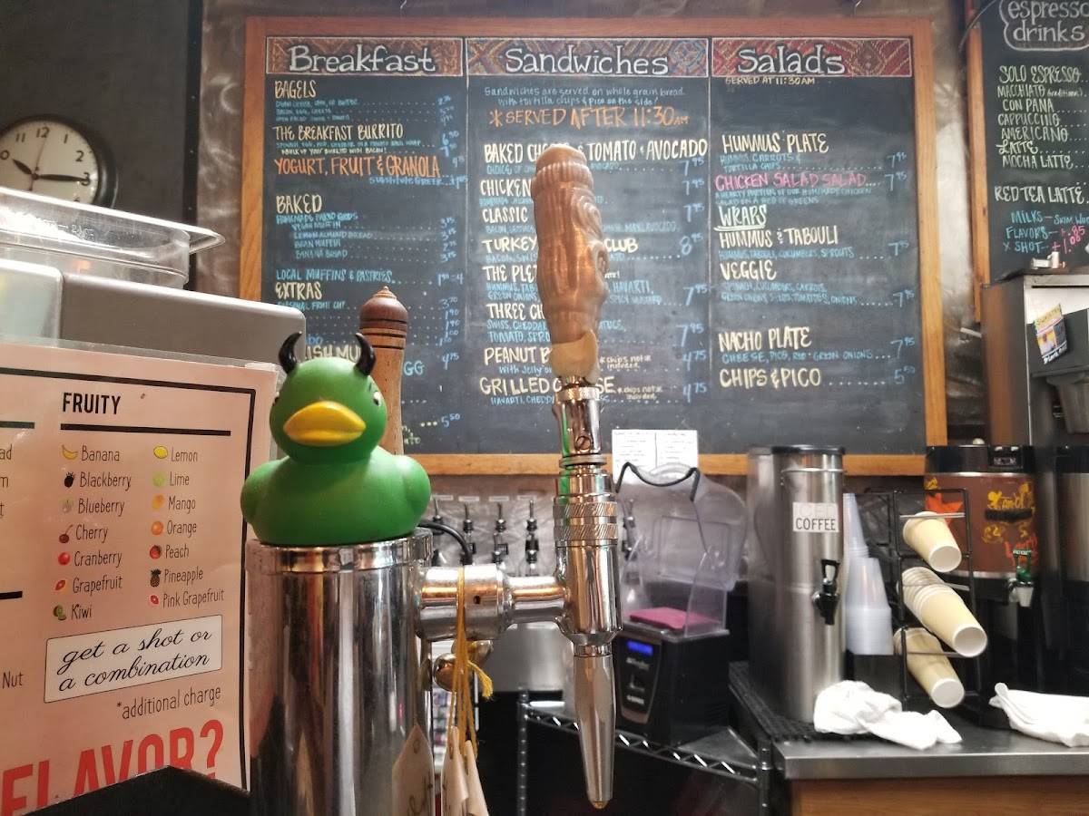 Menu at The Third Place Coffee Shop cafe, Raleigh