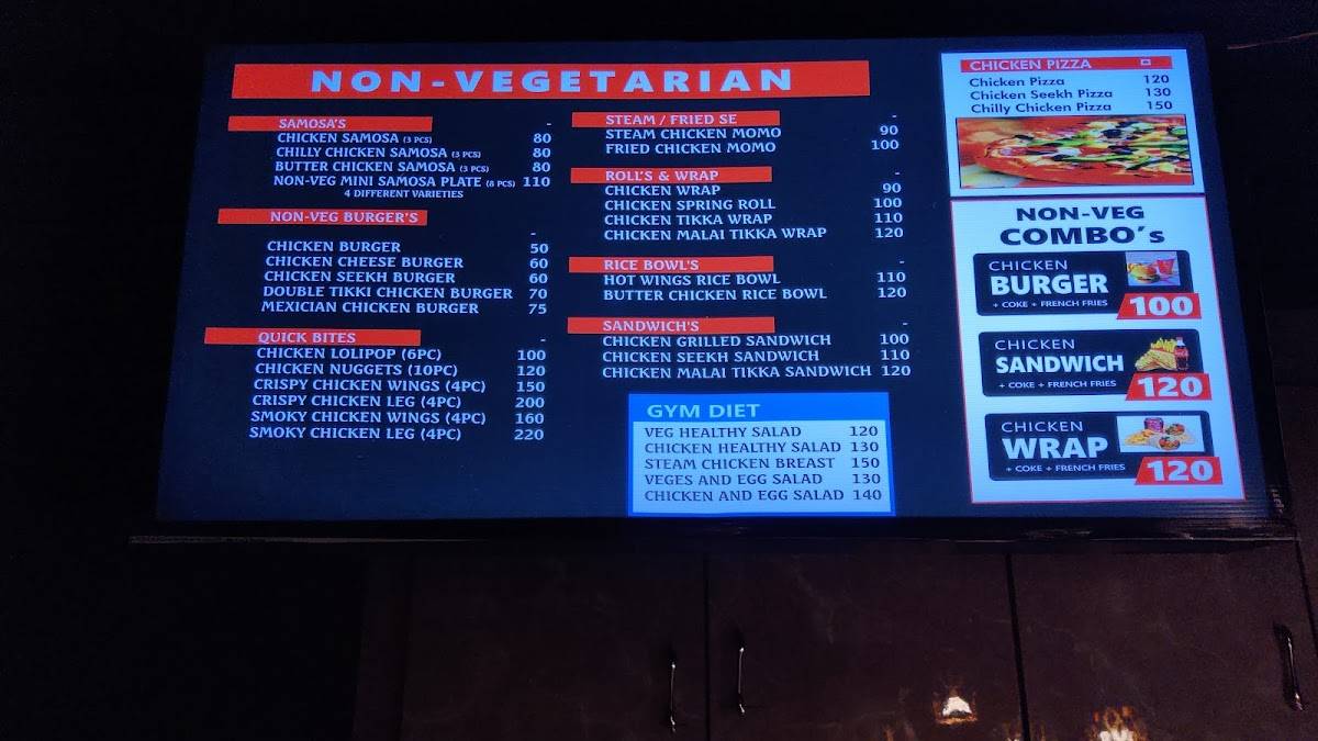 Menu at The Tim Cafe, Hyderabad