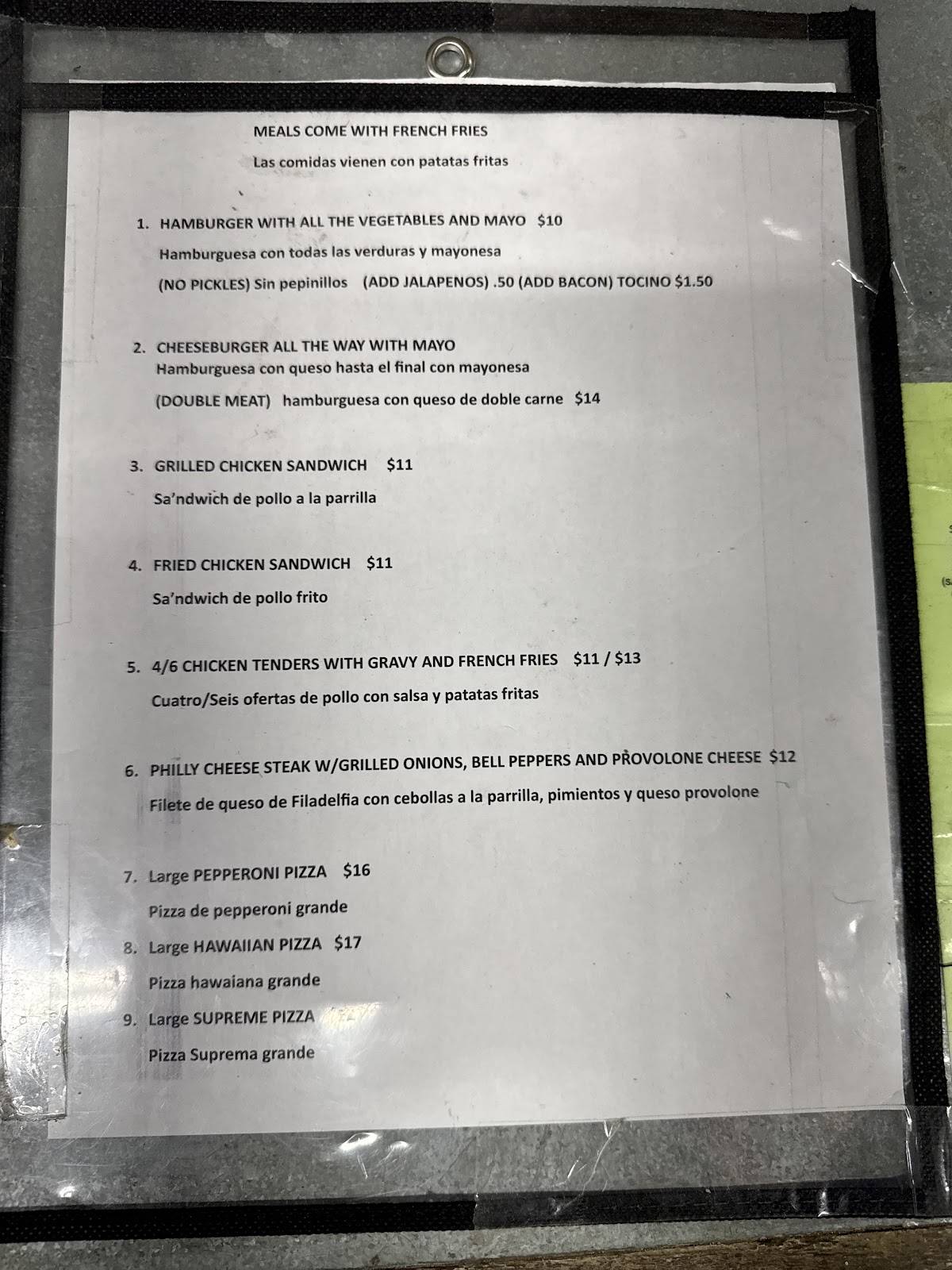 Menu at The Twisted Pickle pizzeria, Blue Ridge