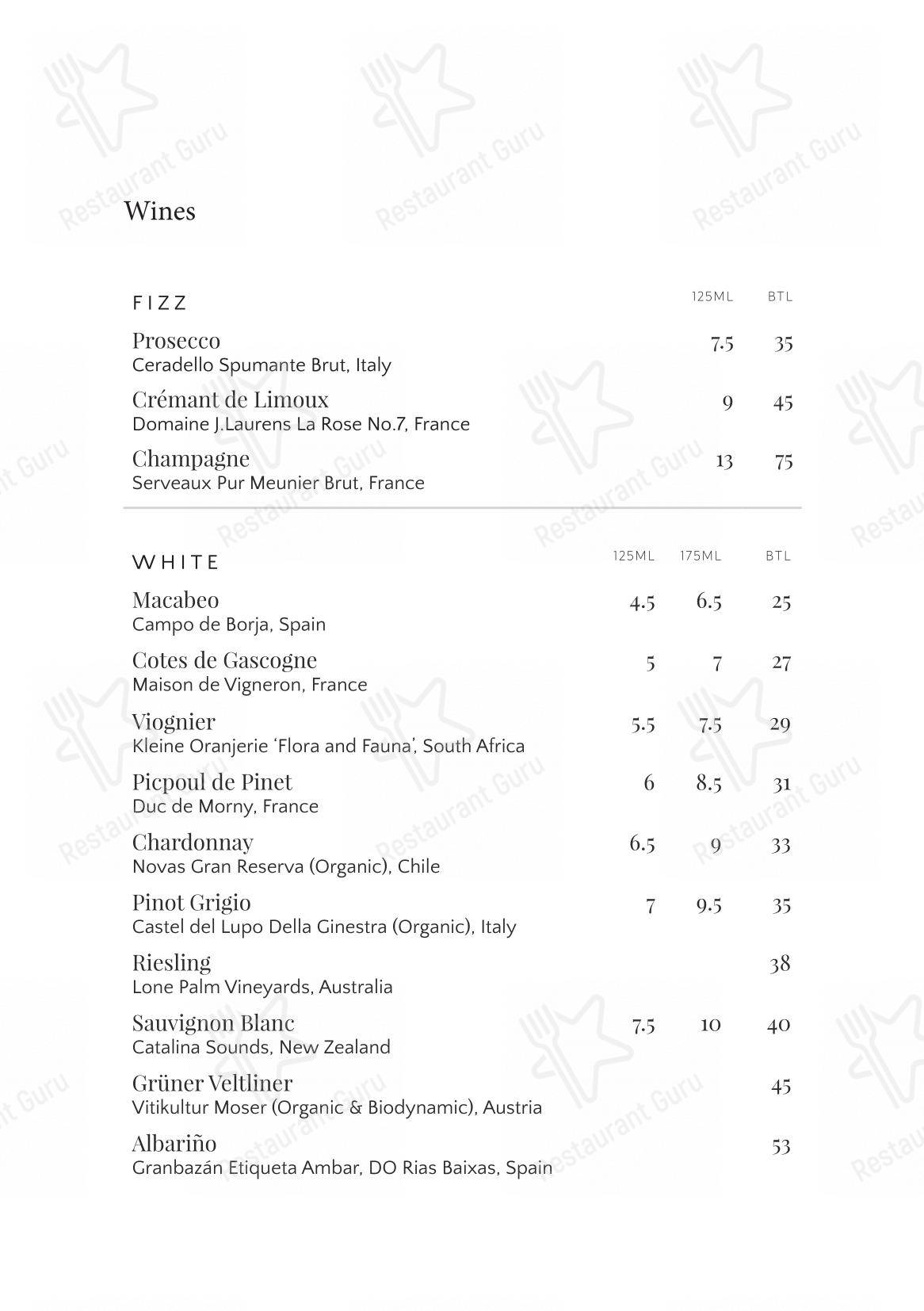 Menu at The White Horse in Churton pub & bar, Holt, Chester Rd