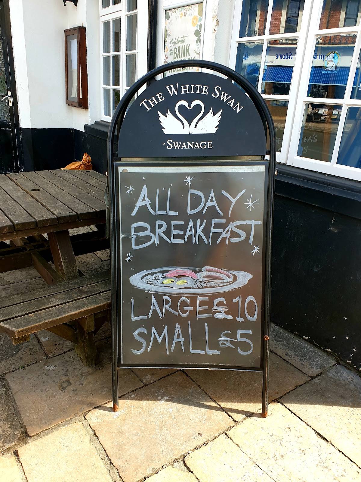 Menu at The White Swan pub & bar, Swanage, 31 The Sq