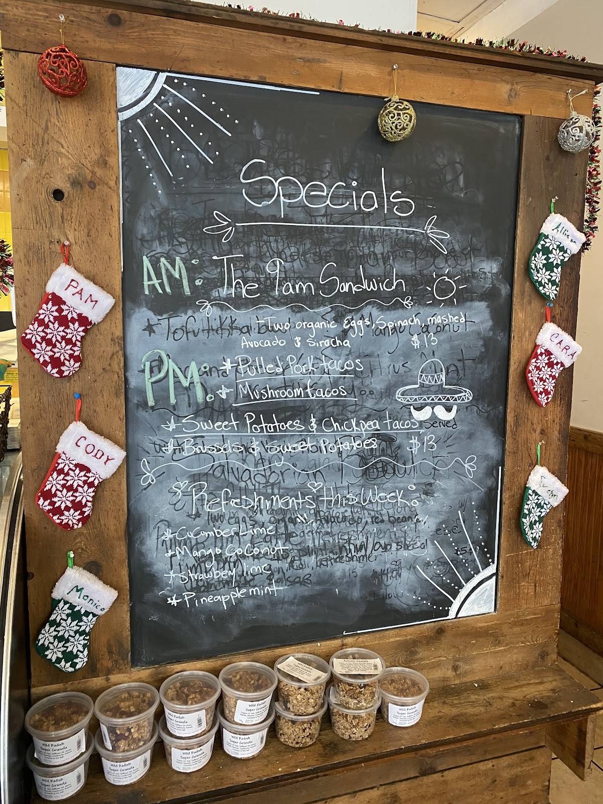 Menu at The Wild Radish restaurant, Nyack, 166 Main St