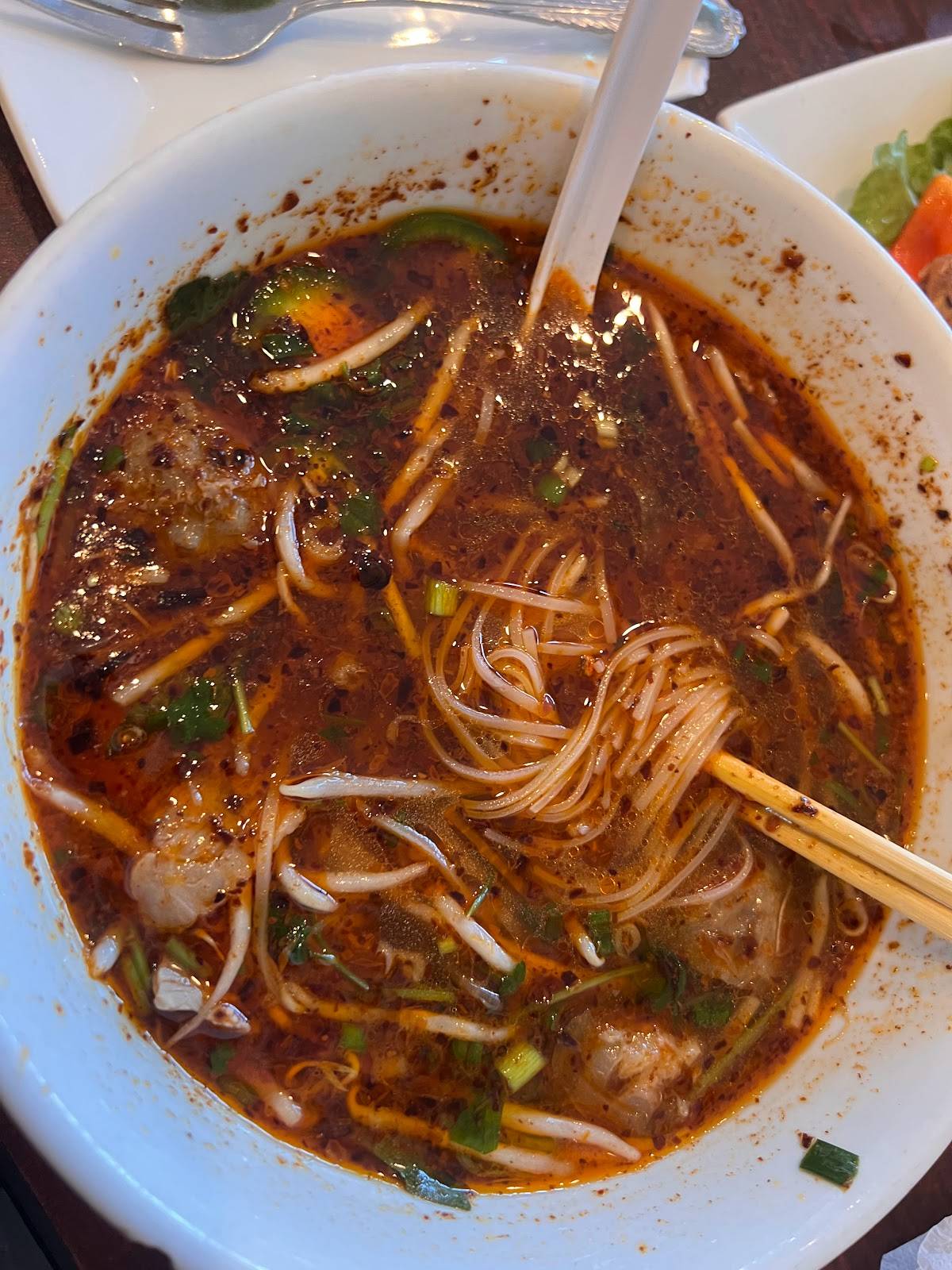 Menu at Thien- An Pho (House of Noodle) restaurant, Harrisonburg