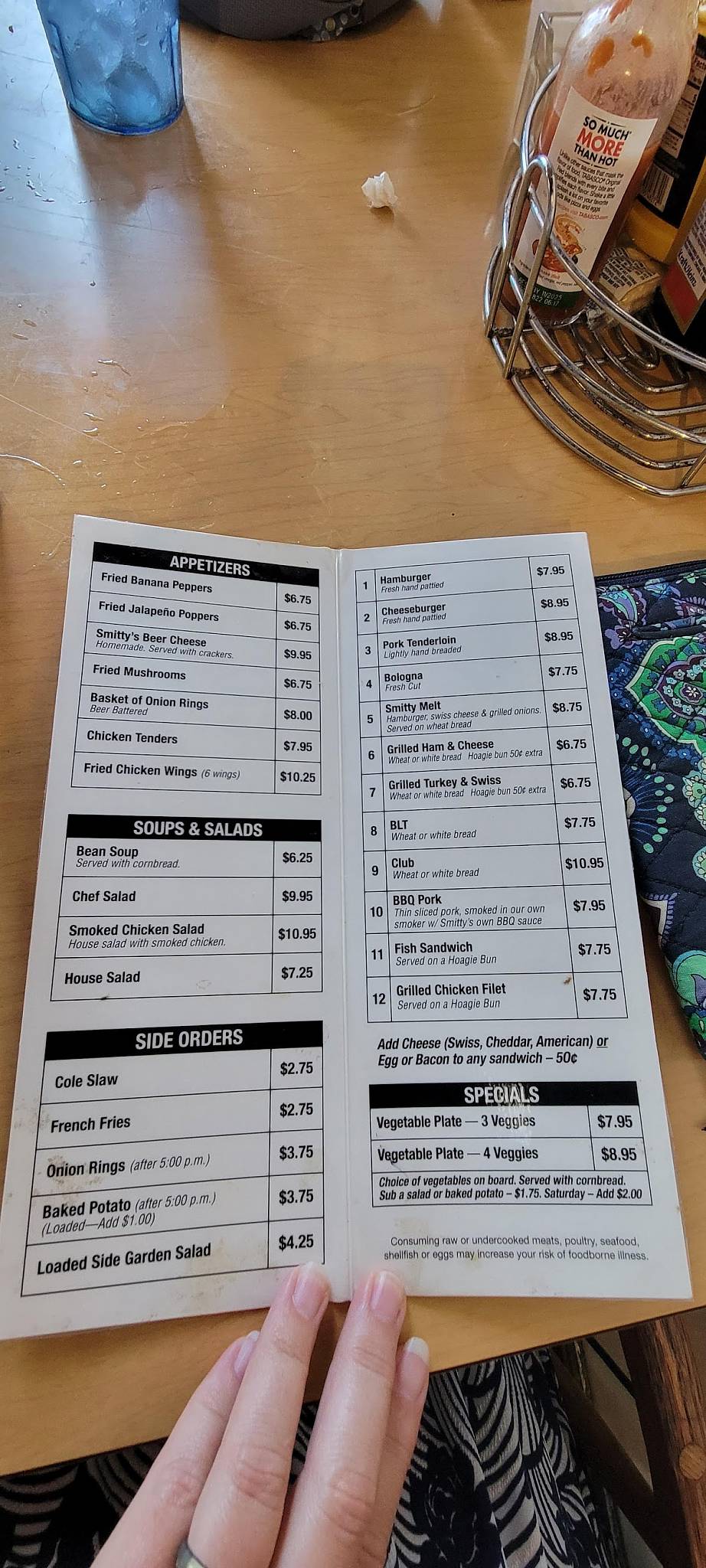 Menu at Thoroughbred Restaurant, Lexington