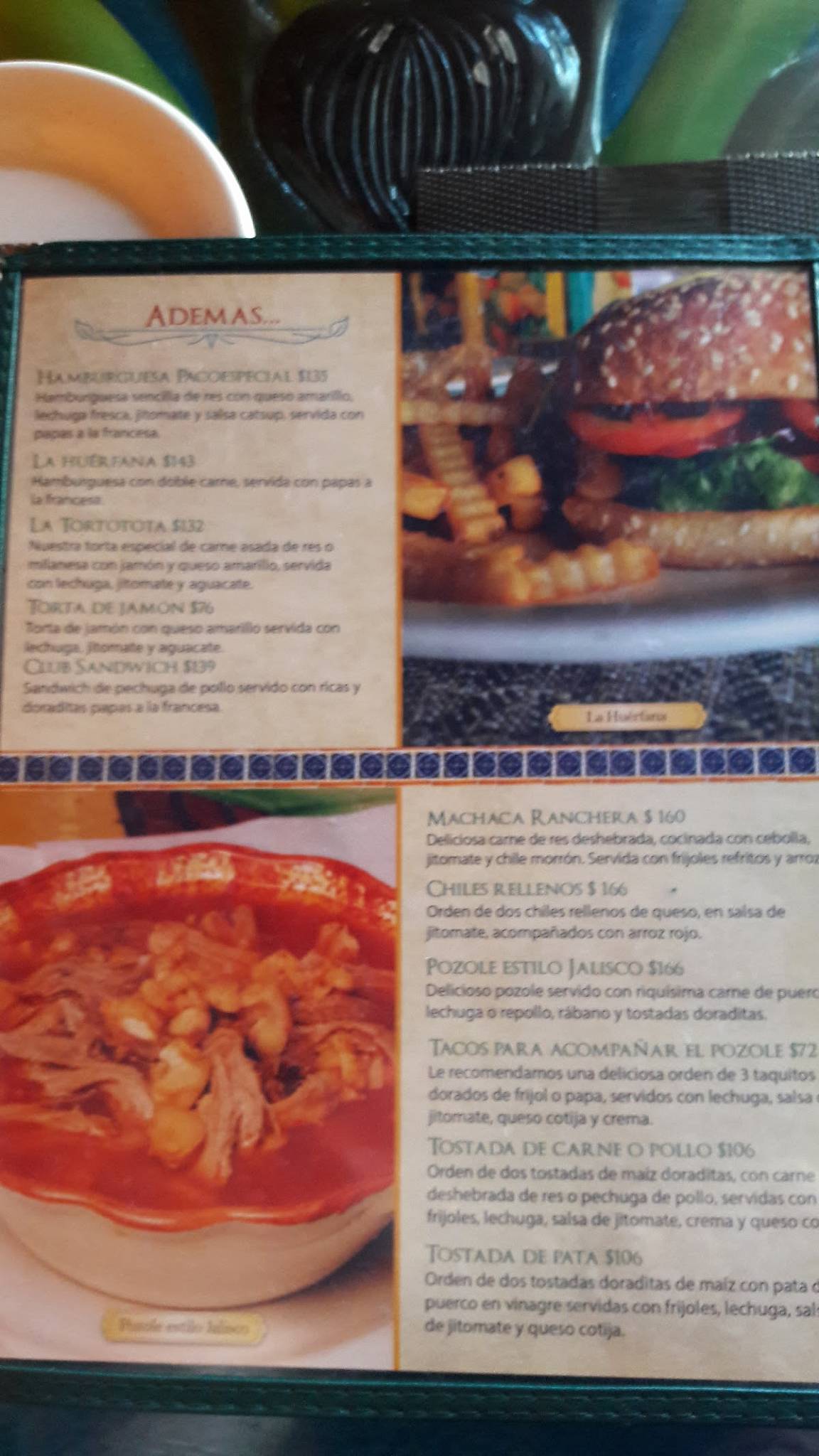 Menu at Don Paco restaurant, Tijuana, Blvrd Gral Rodolfo Sánchez ...