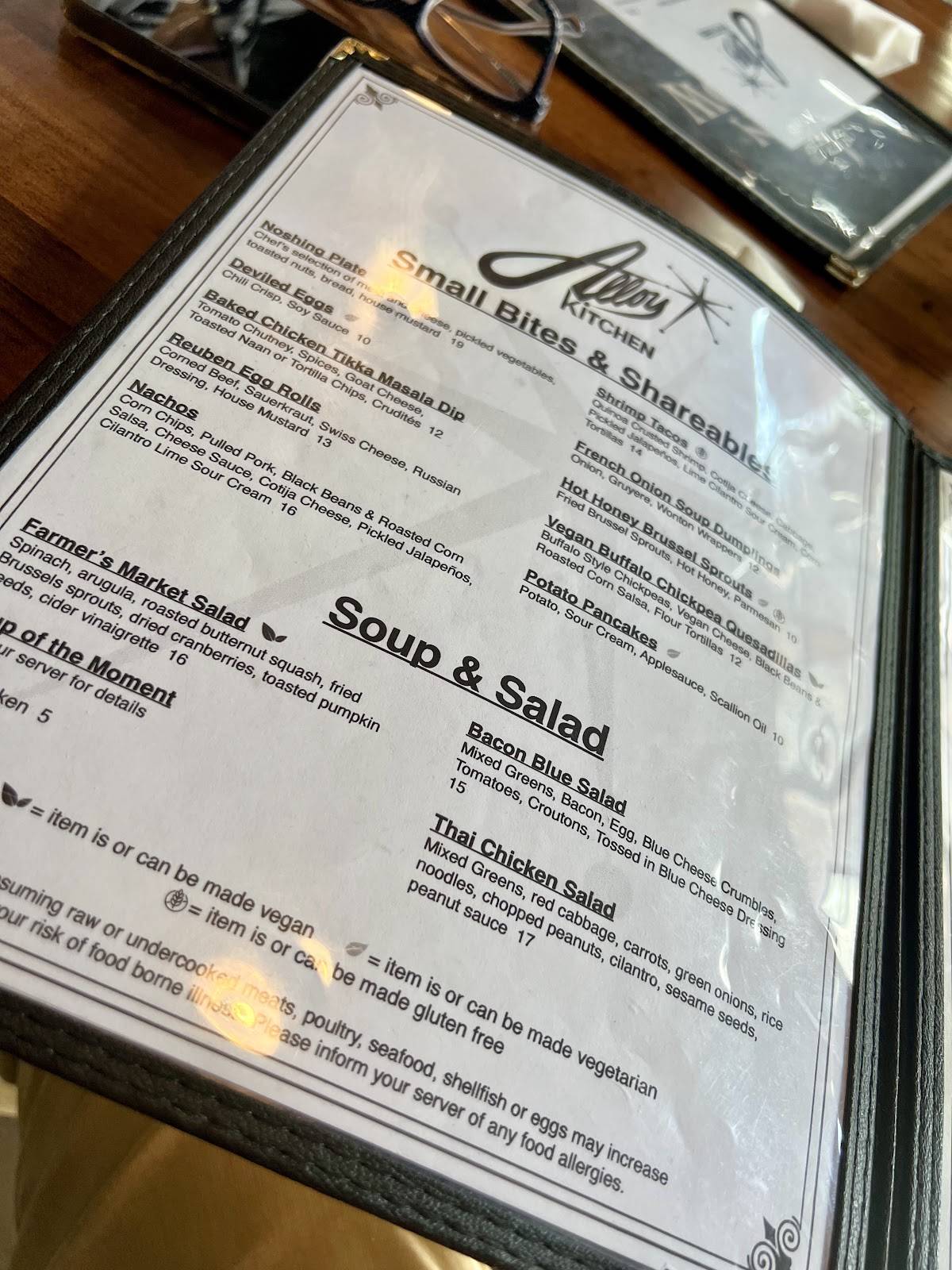Menu at Titan Hollow pub & bar, Bellefonte