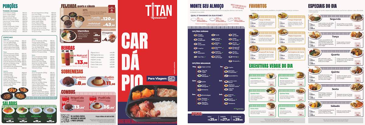 Menu em Titan Restaurante, Jundiaí