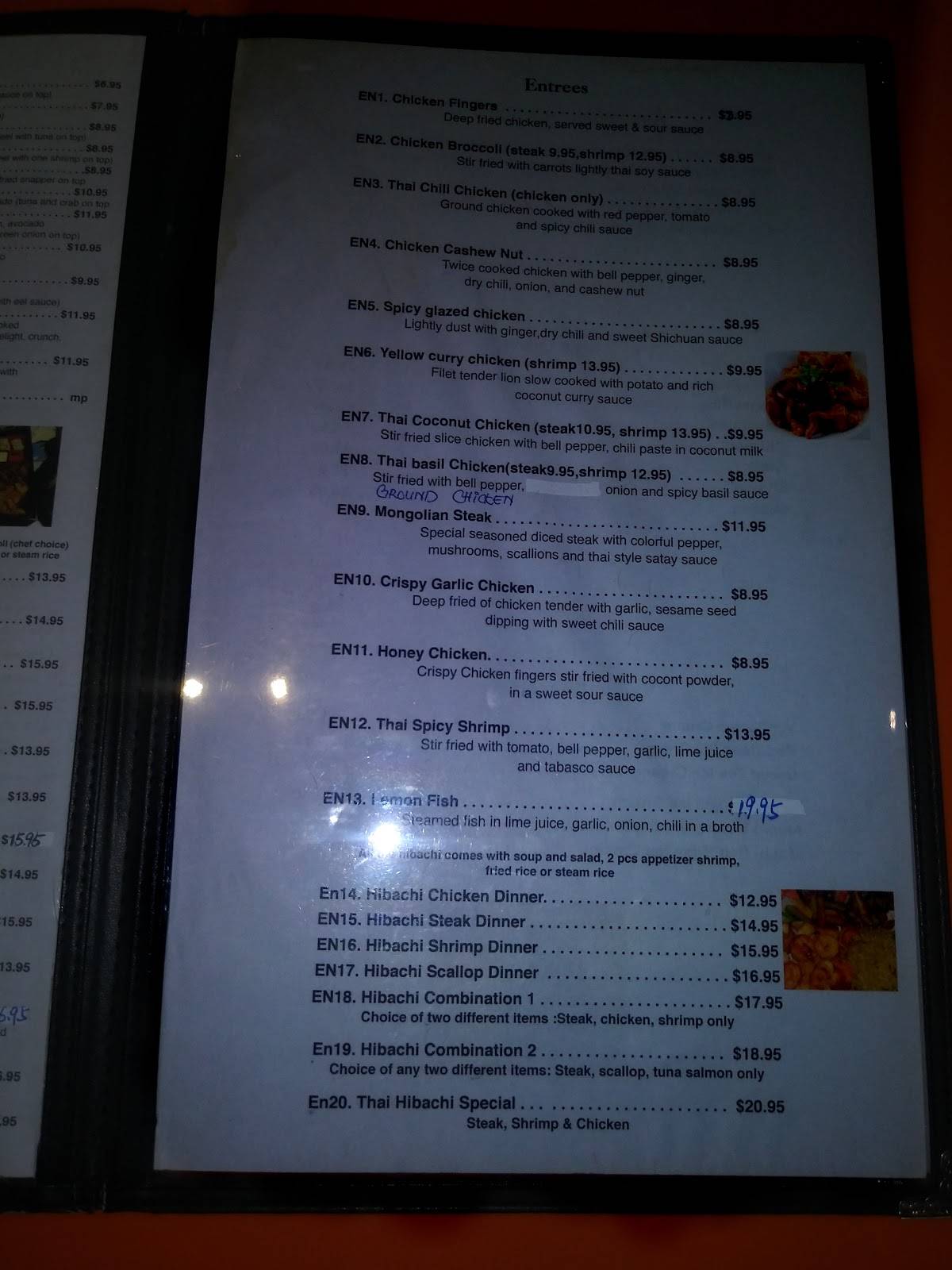 Menu at Top Thai restaurant, Dothan, 105 S Woodburn Dr # 3