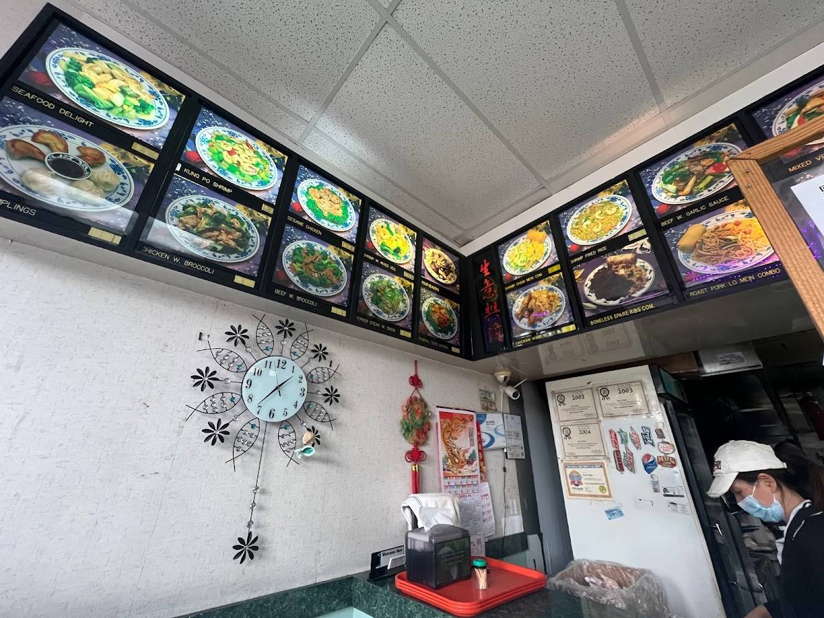 Menu at Top's China restaurant, DeLand