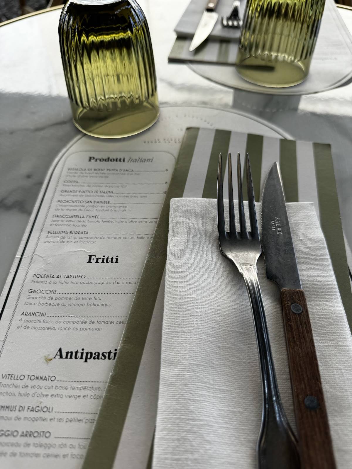 Menu au Trattoria Ida La Roche Sur Yon restaurant, La Roche-sur-Yon