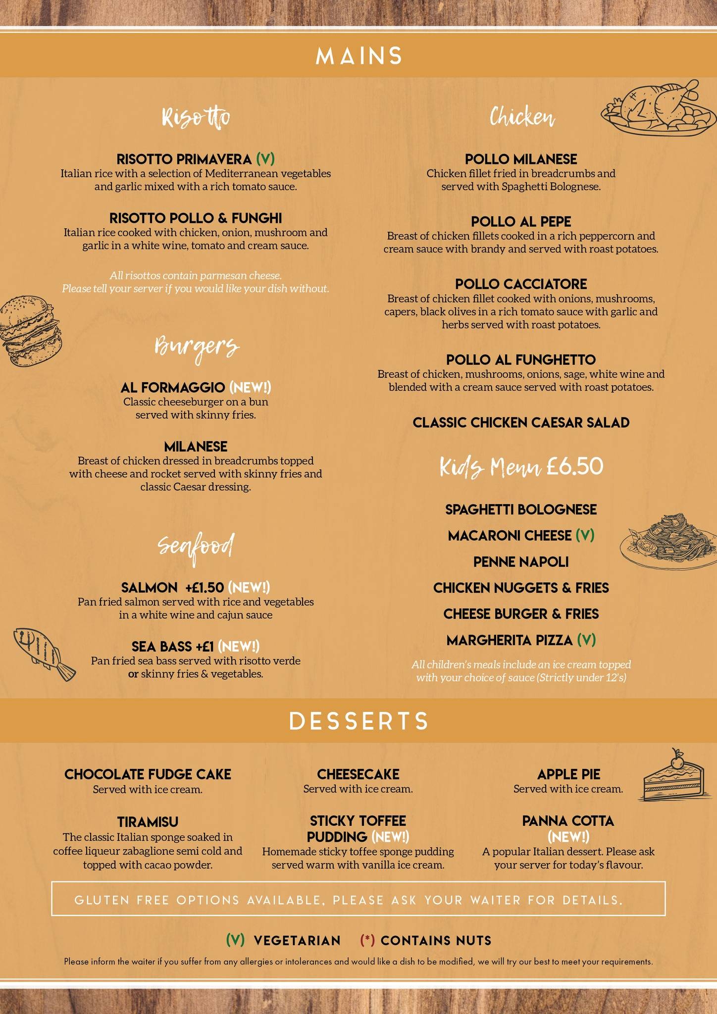 Menu at Trattoria Roma restaurant, Johnstone, 12-14 High St