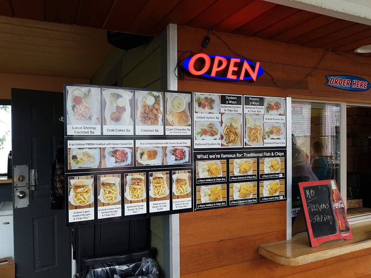 Menu at Trollers Fish & Chips Courtenay restaurant, Courtenay