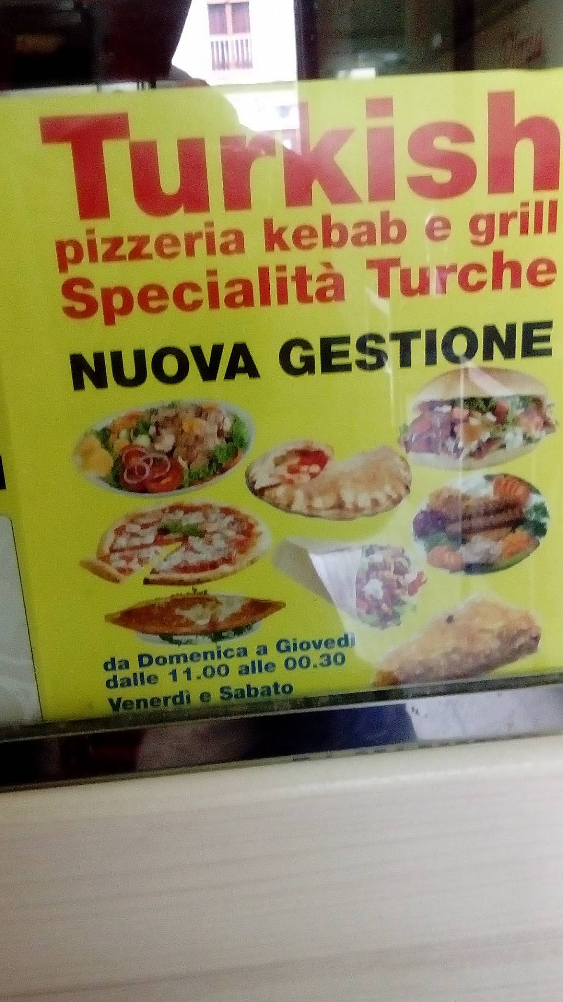 Menu da Turkish Kebab & Pizza ristorante, Carpi