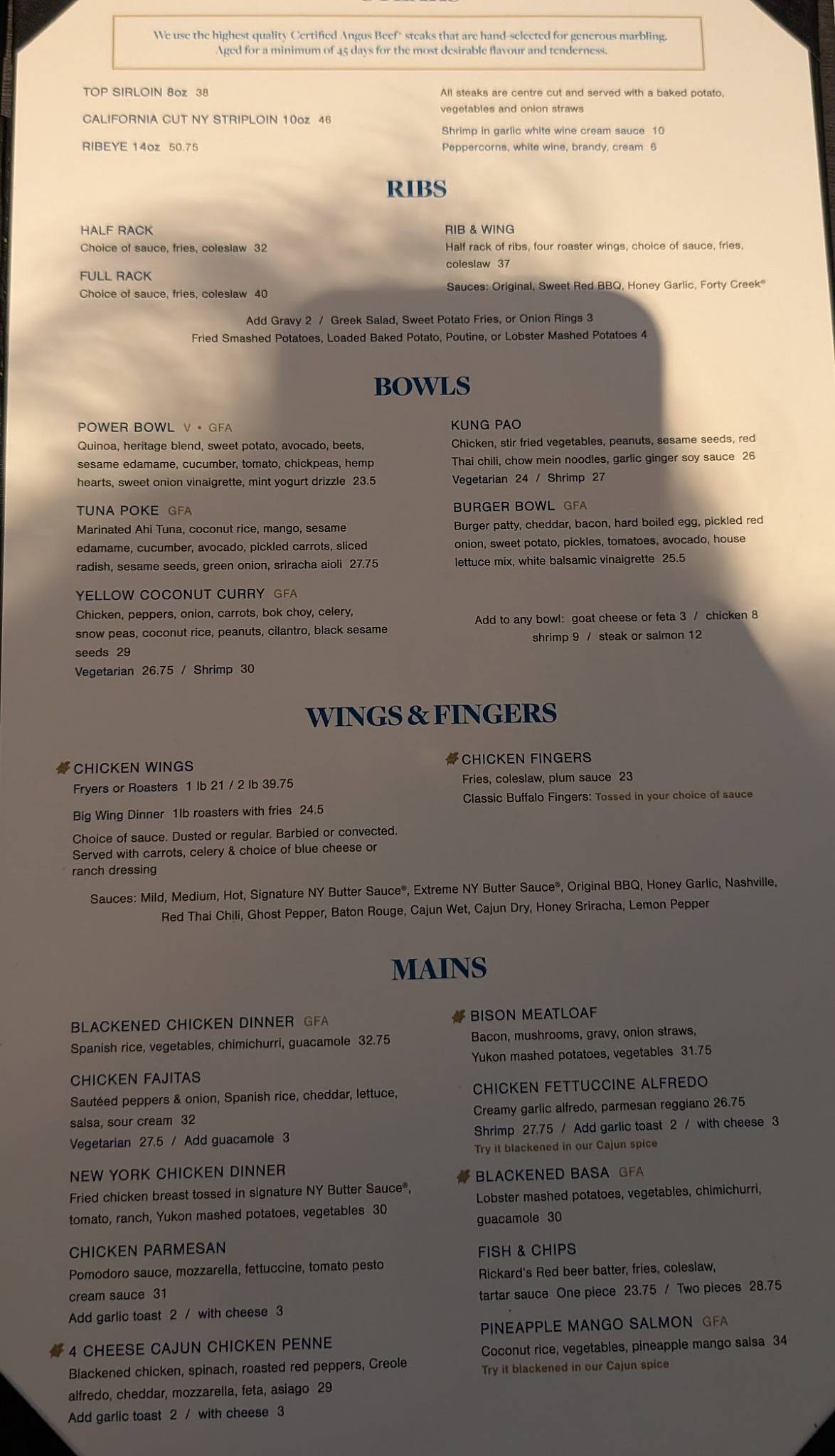 Menu at Turtle Jack's Etobicoke pub & bar, Toronto, 925 Dixon Rd