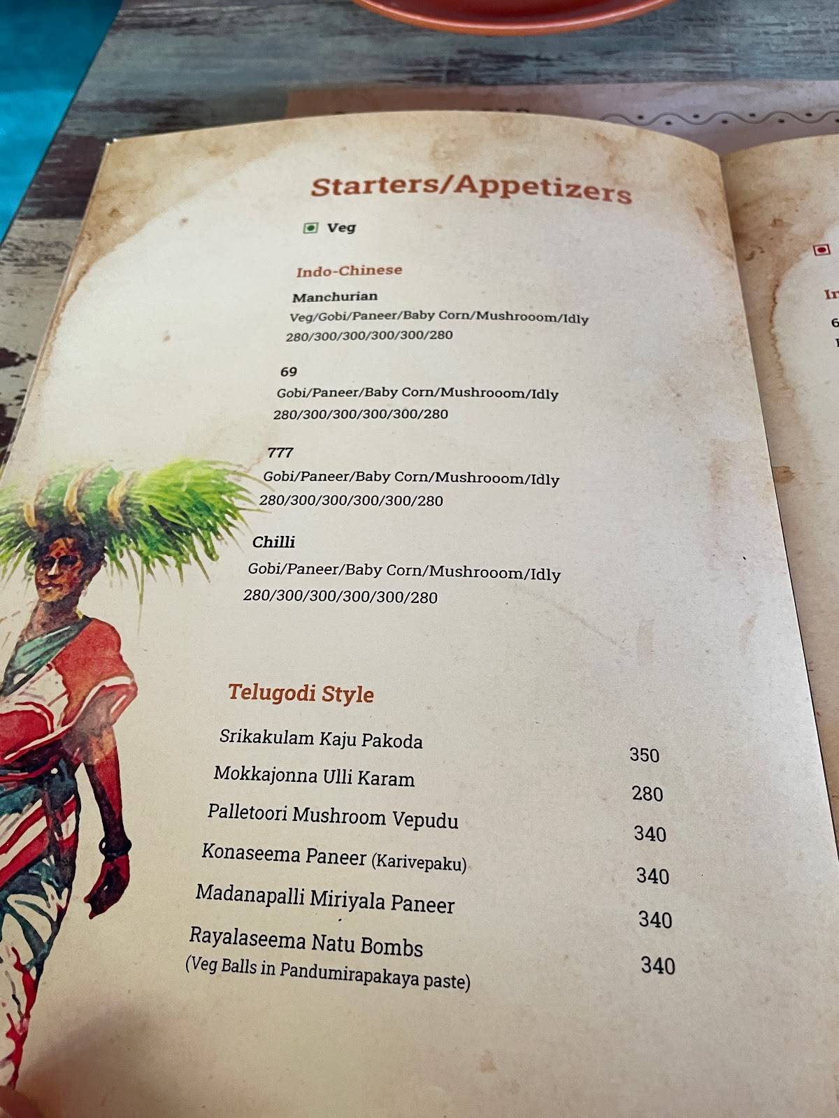Menu at United Telugu Kitchens (UTK), Vijayawada