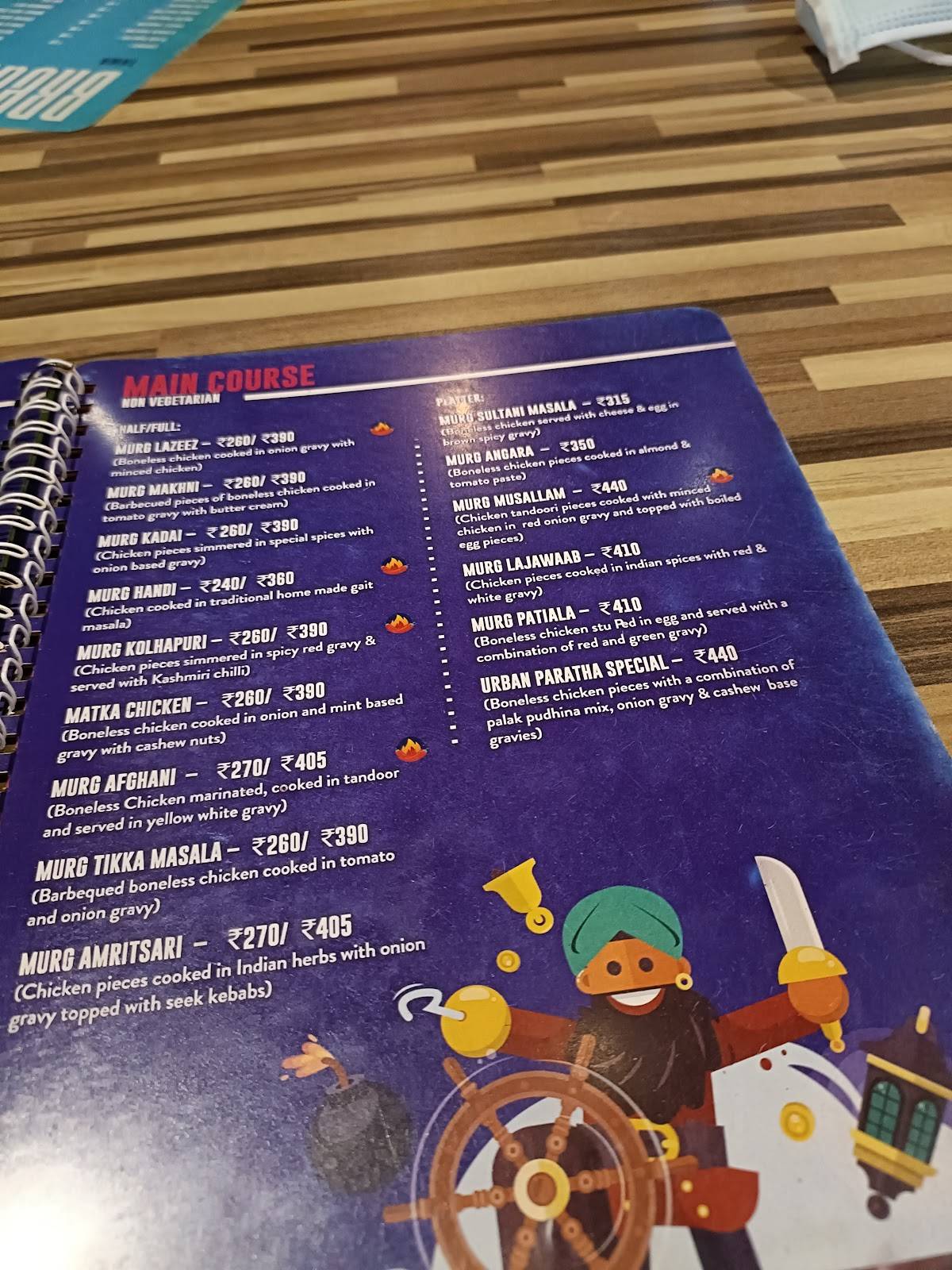 Menu at Urban Paratha, Kochi, Ground Floor Grand Central Edachira Road ...