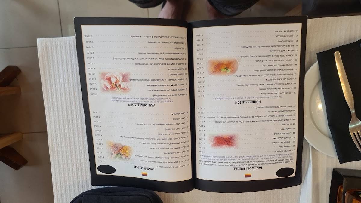 Menu at Urban Turban Indian Restaurante, Monte Gordo