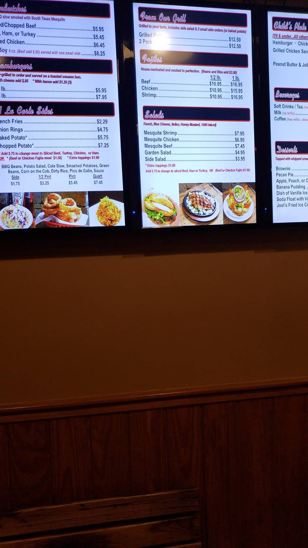 Menu at Valley Ranch Grill & Barbeque, Houston