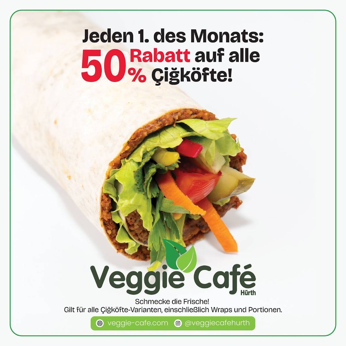 Menu au Veggie Café Hürth, Hürth