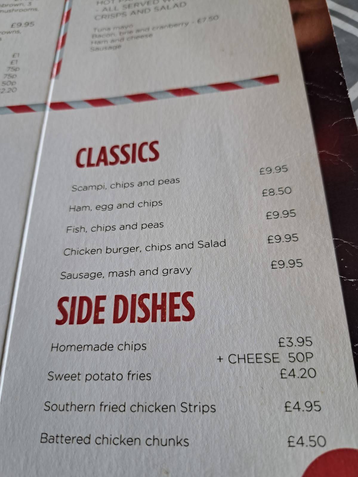 Menu at Viaduct Nurseries and Coffee Shop cafe, Coalpit Heath