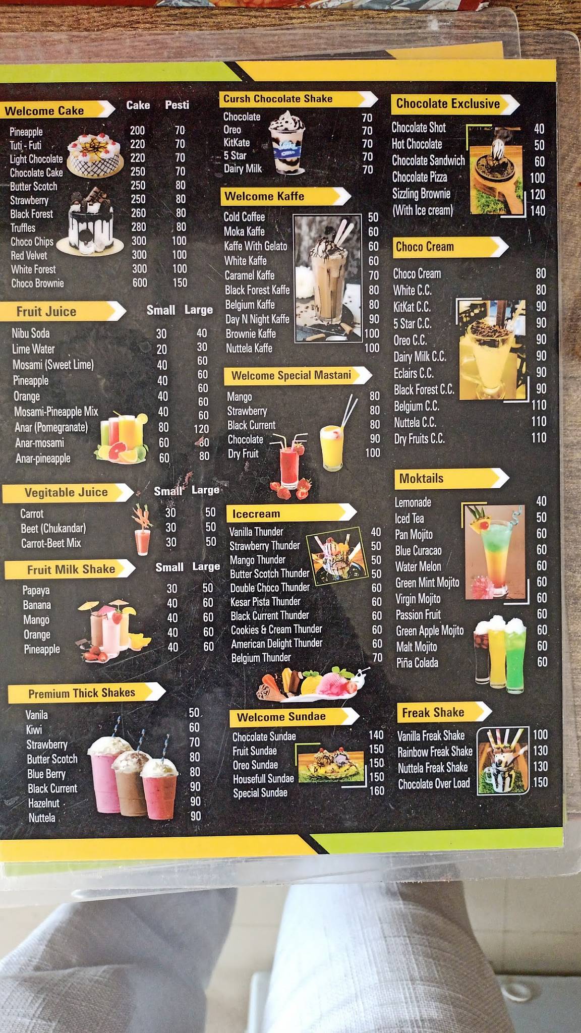 Menu at WELCOME BAKERY, Kota, Near By Akshar Dham Santosh Nagar Thekda