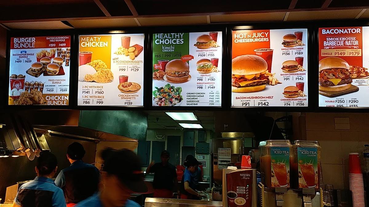 Menu at Wendy's - SM City Sta. Mesa fast food, Manila, 3rd Level SM ...