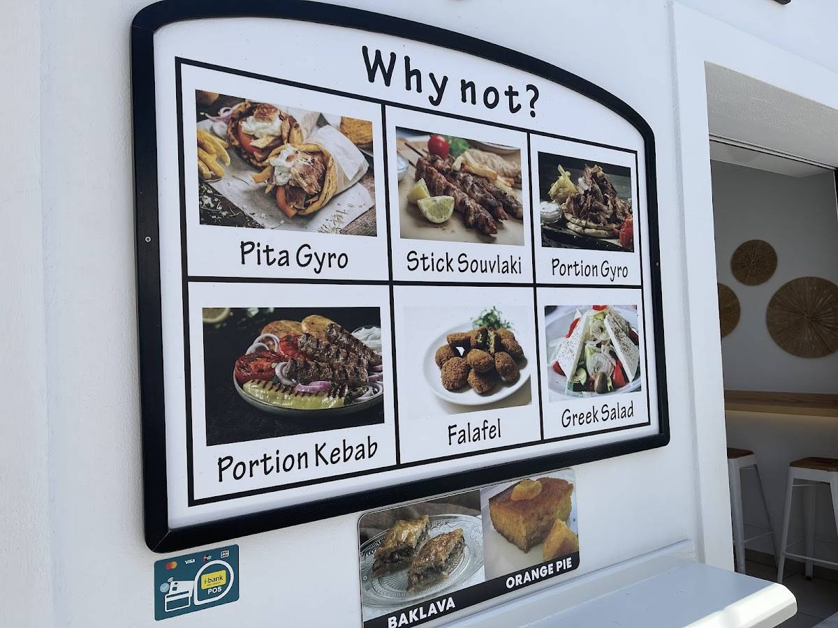 Menu at Why Not?, Thera